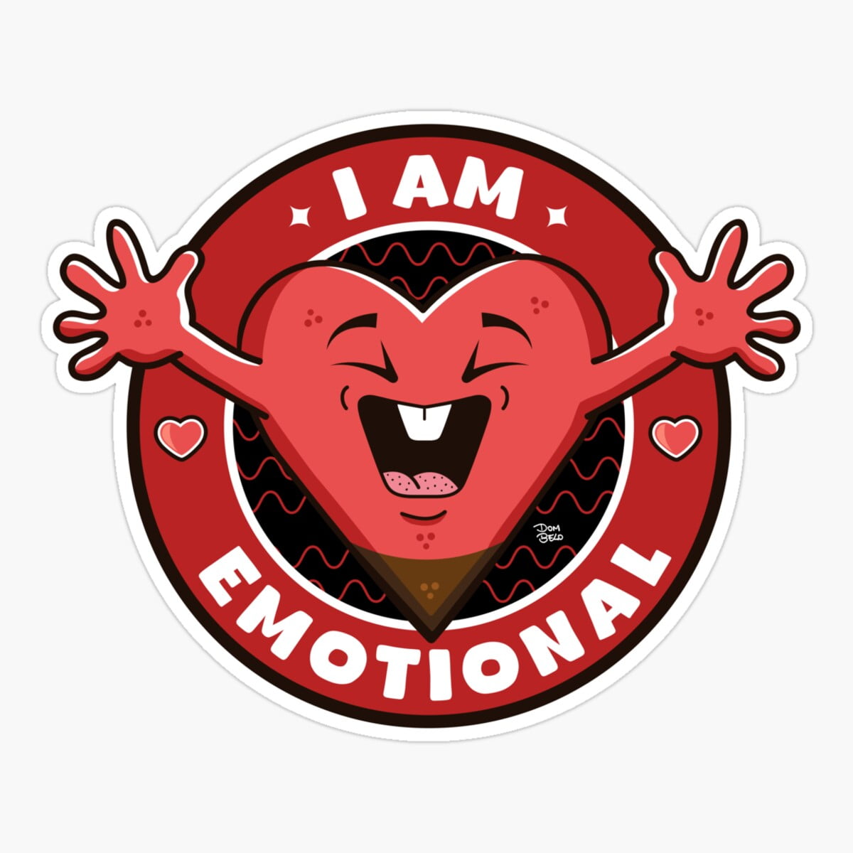 Onim I Am Emotional Sticker, Phone Decal Water Bottle Stickers Car ...