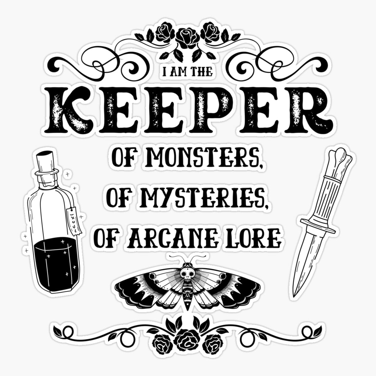 Onim I Am Th Keeper Of Monster, Mysteries And Arcane Lore Gothic ...
