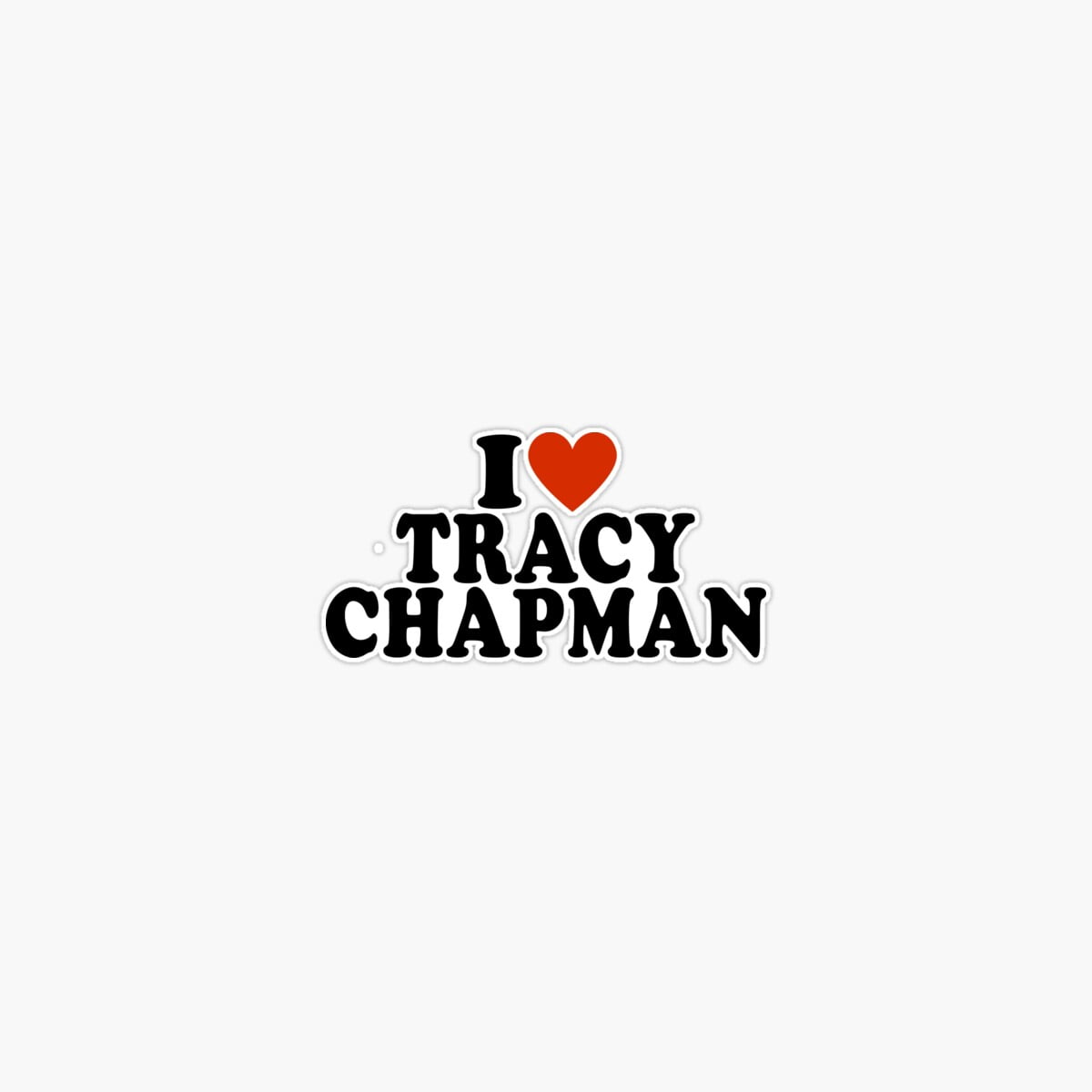 Onim I Love Tracy Chapman - Lesbian Shirt Sticker, Phone Decal Water ...