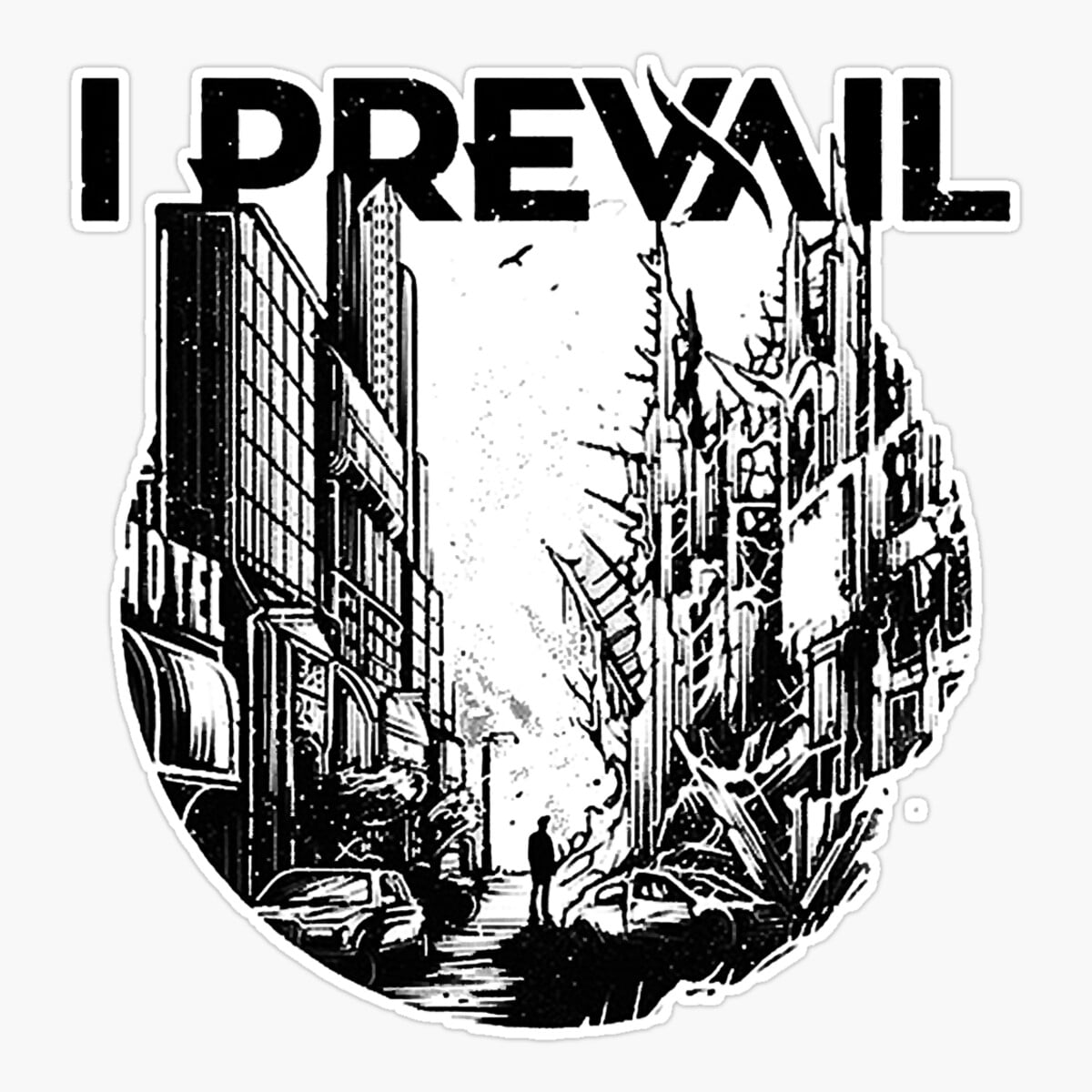 Onim I Prevail - Best Design Digital Art Premium Sticker, Phone Decal ...