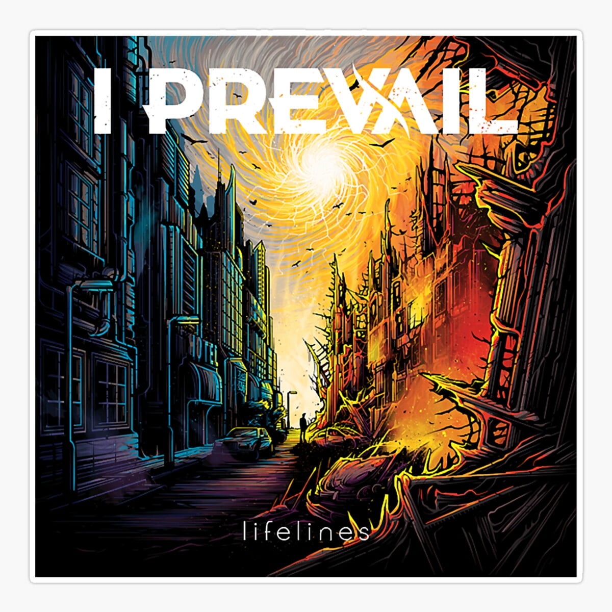 Onim I Prevail - Lifelines Sticker, Phone Decal Water Bottle Stickers ...