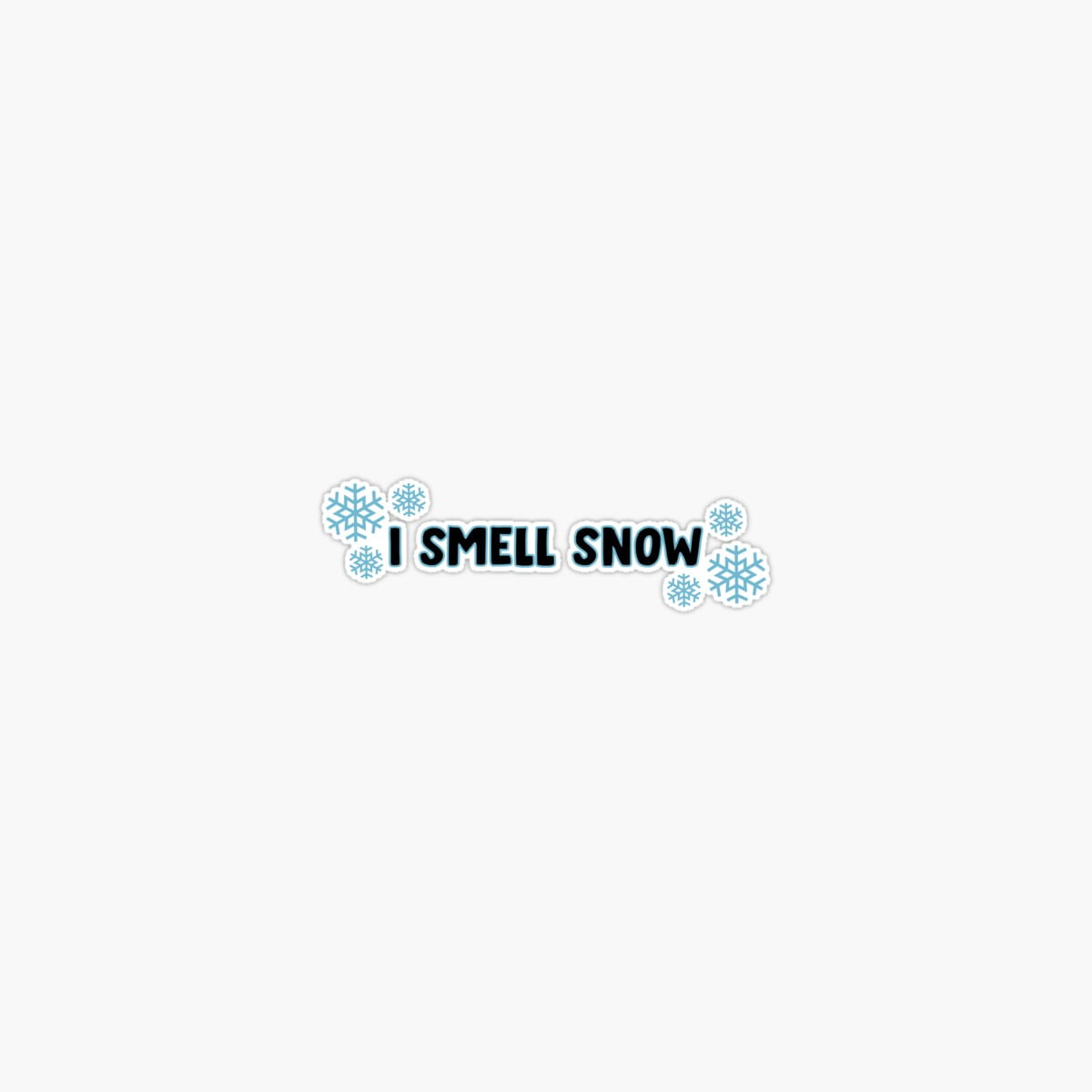Onim I Smell Snow Sticker, Phone Decal Water Bottle Stickers Car Decals ...