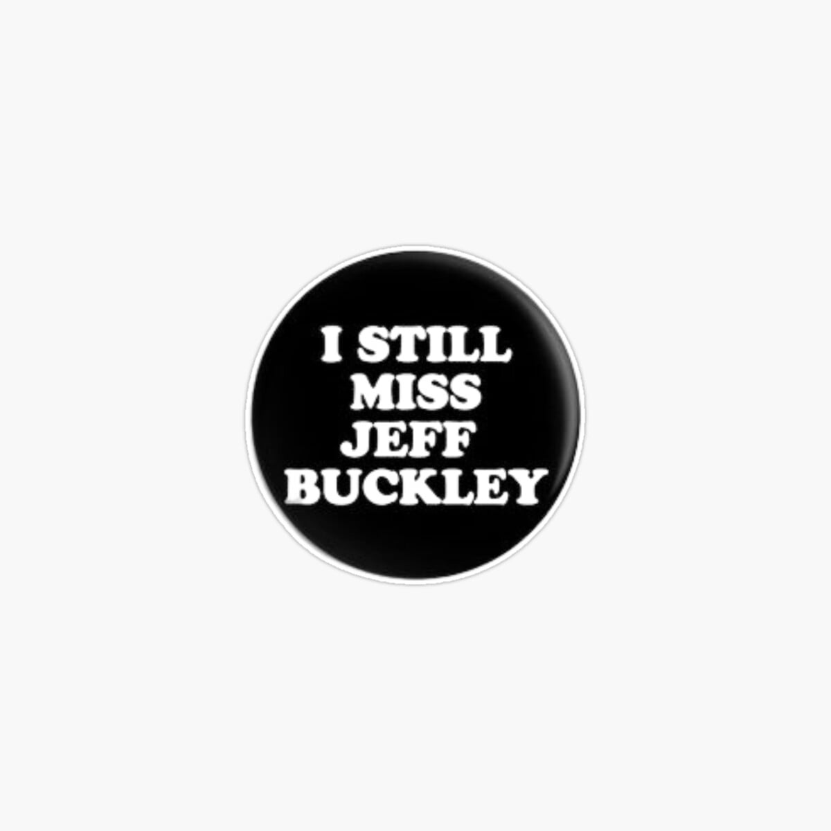 Onim I Still Miss Jeff Buckley Sticker, Phone Decal Water Bottle ...