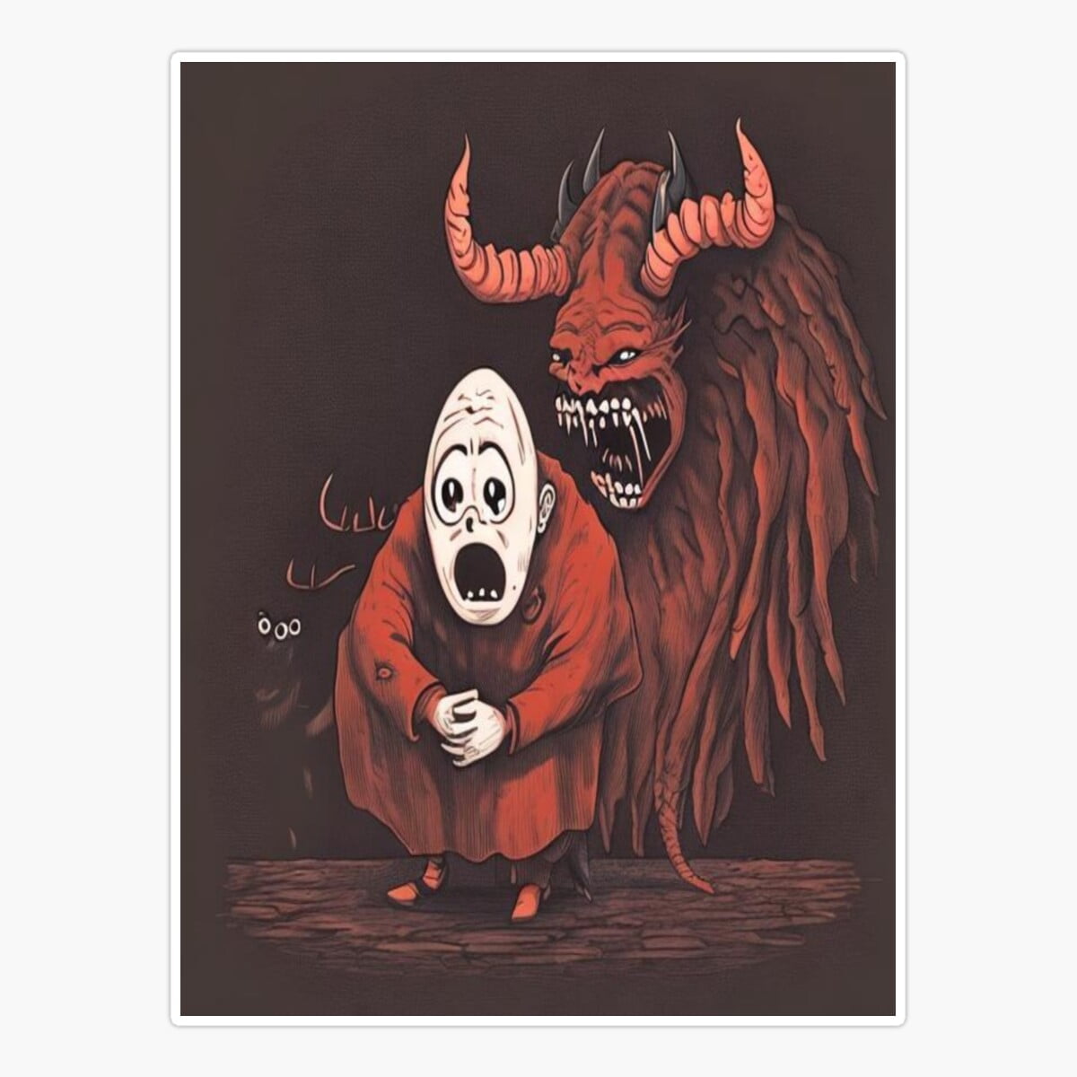 Onim I Swear I'M Not Scared Sticker, Phone Decal Water Bottle Stickers ...