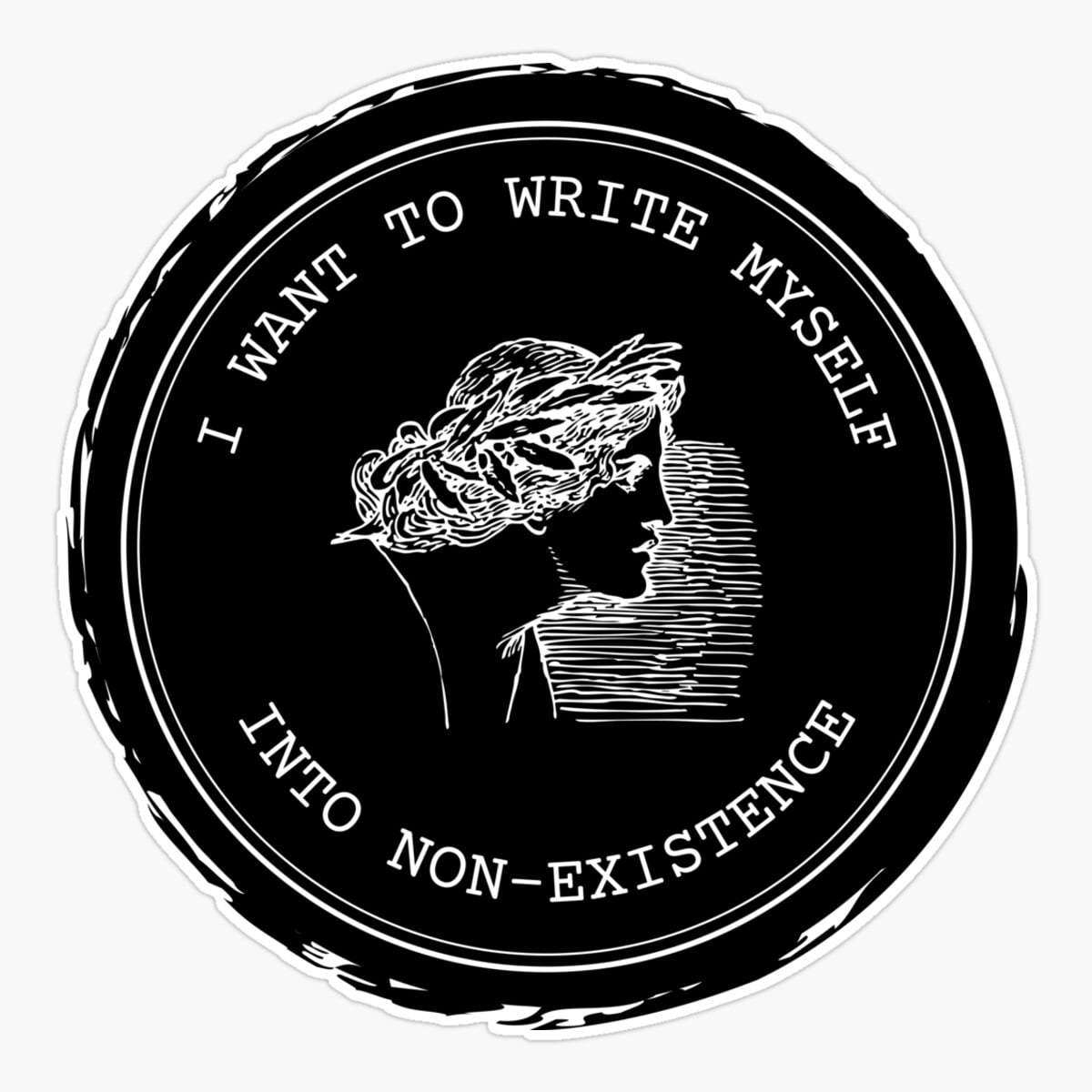 Onim I Want To Write Myself Into Non-Existence // Dark Academia Quotes ...