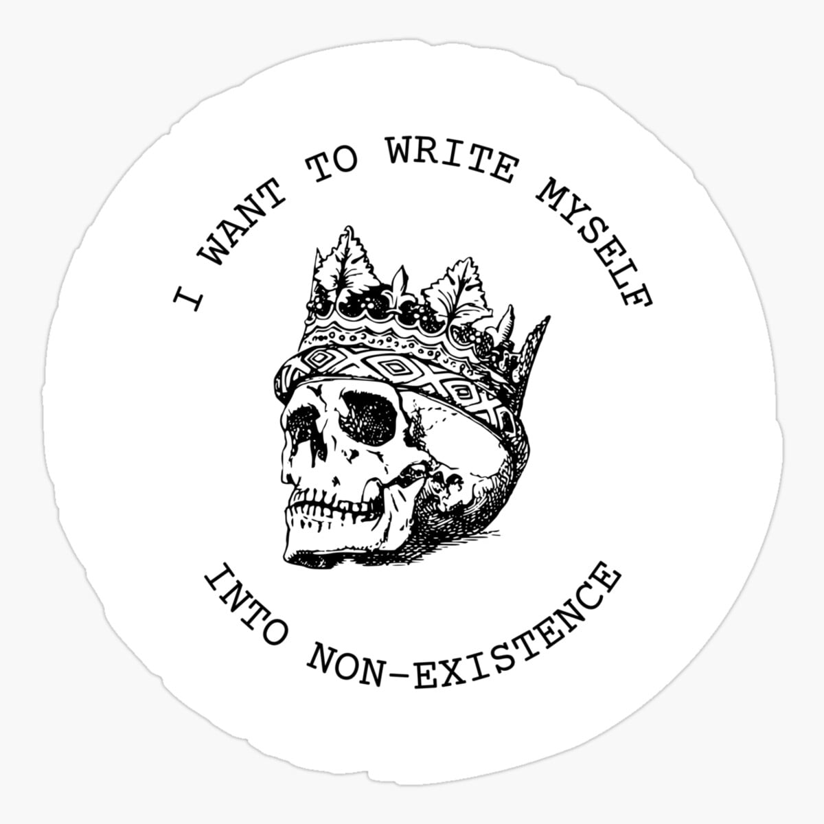 Onim I Want To Write Myself Into Non-Existence // Dark Academia Quotes ...