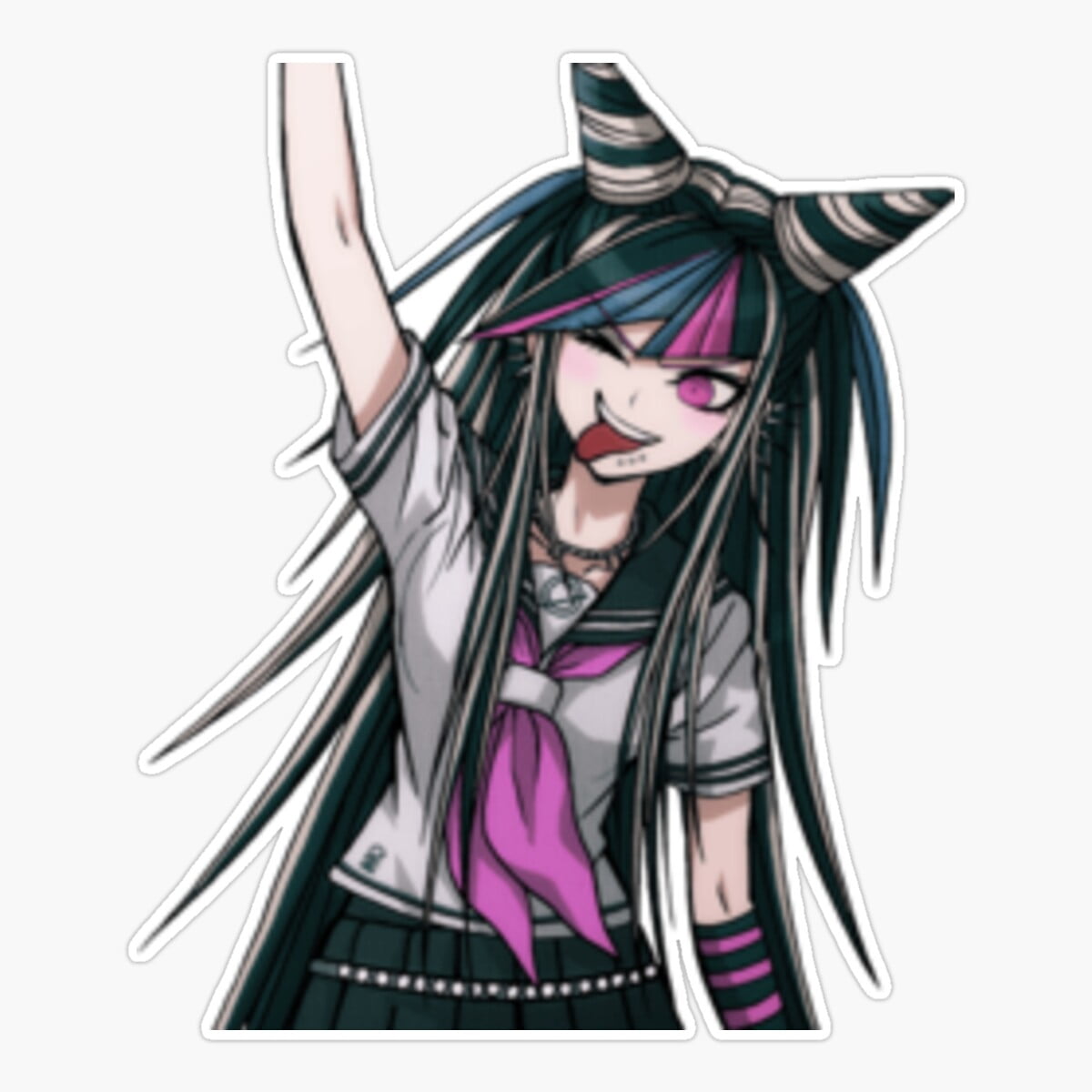 Onim Ibuki Mioda Sticker, Phone Decal Water Bottle Stickers Car Decals ...