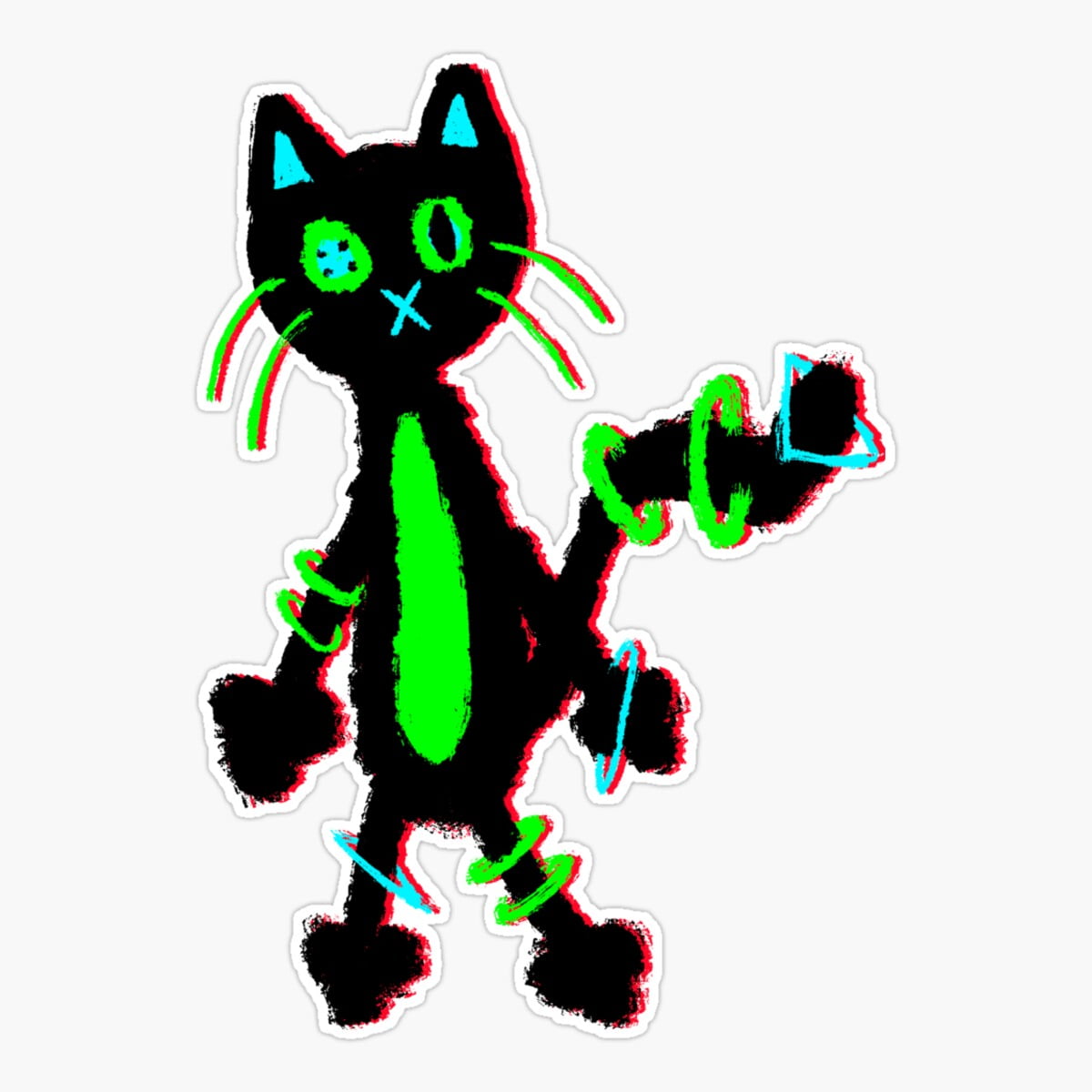 Onim Ice Cream Life Lesson Sticker, Phone Decal Water Bottle Stickers ...