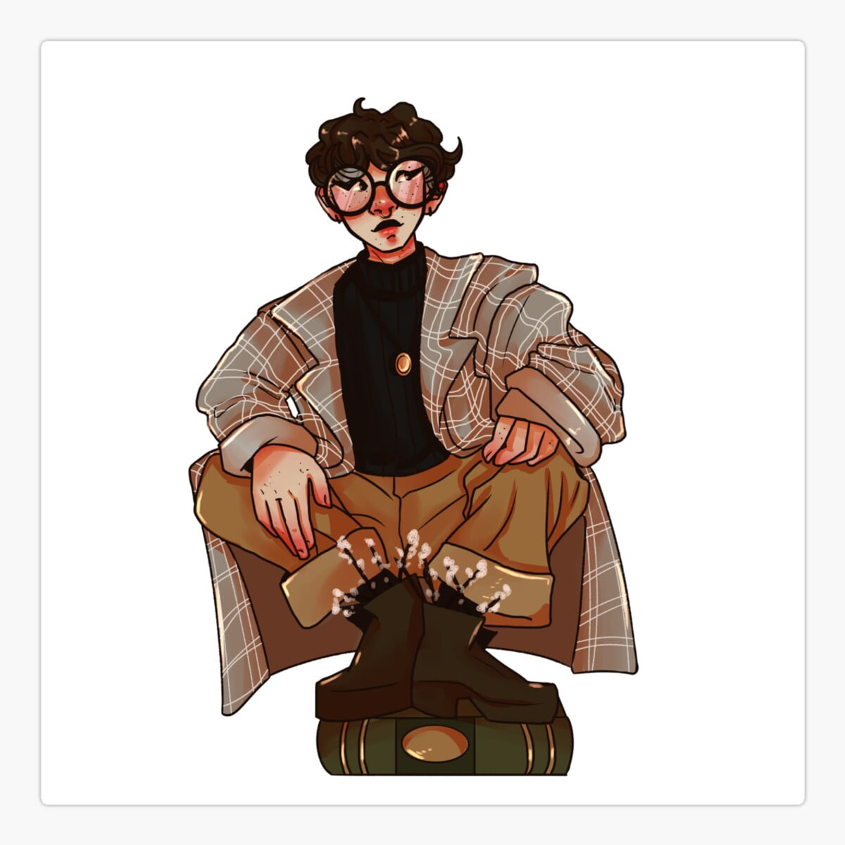 Onim Iggy Squad (Blue) Sticker, Phone Decal Water Bottle Stickers Car ...