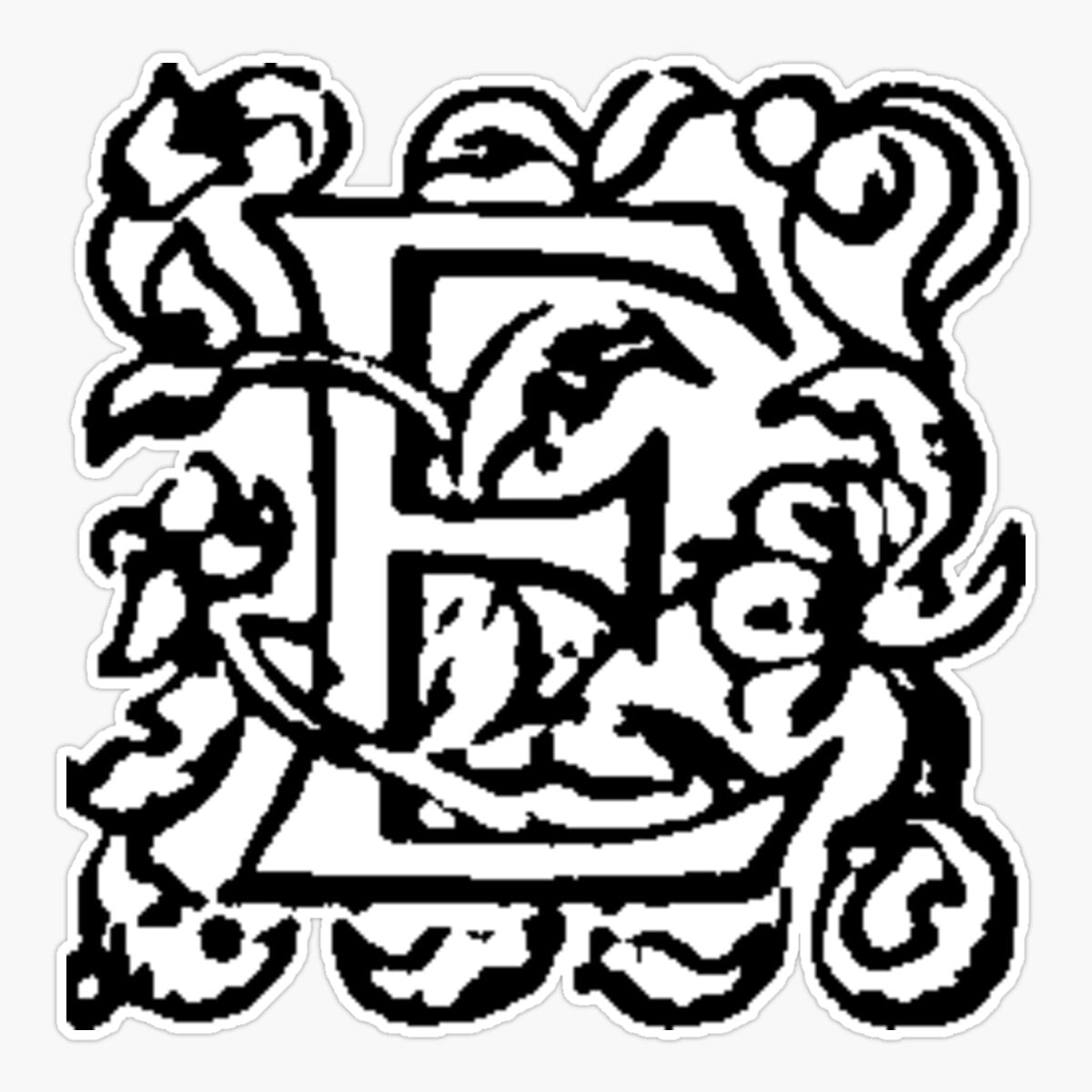 Onim Illuminated E Sticker, Phone Decal Water Bottle Stickers Car ...