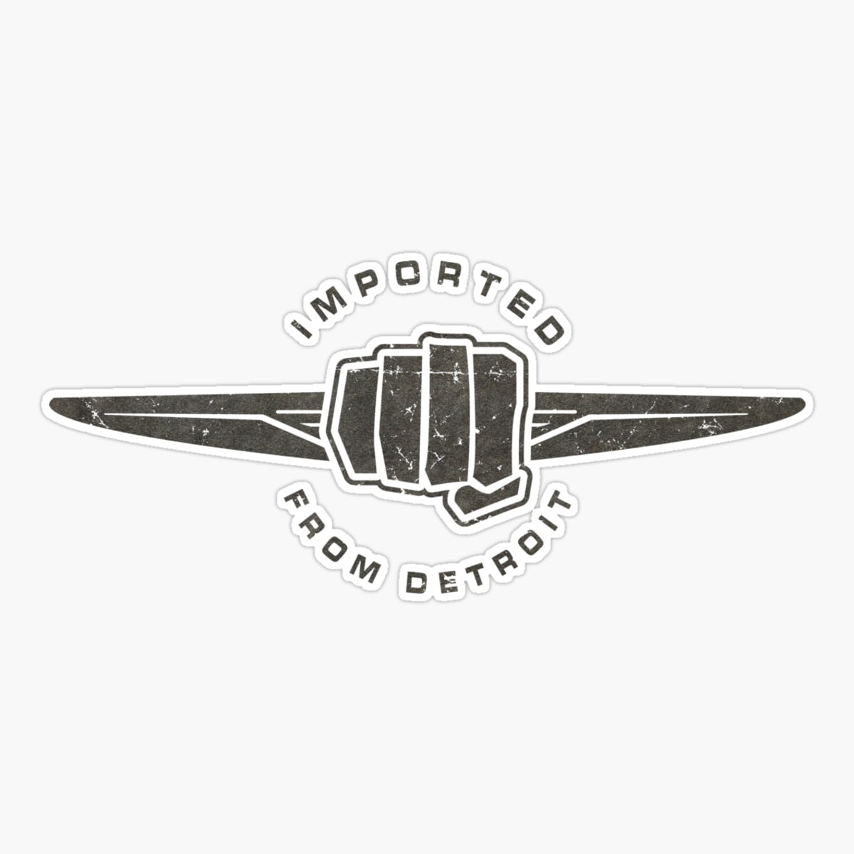 Onim Imported From Detroit Sticker, Phone Decal Water Bottle Stickers ...