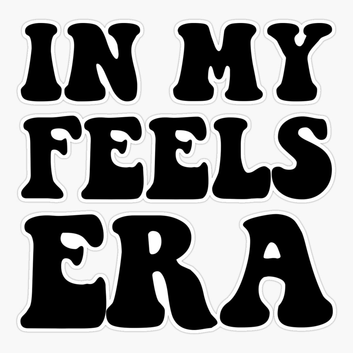 Onim In My Feels Era – A Moody And Relatable Sticker, Phone Decal Water ...