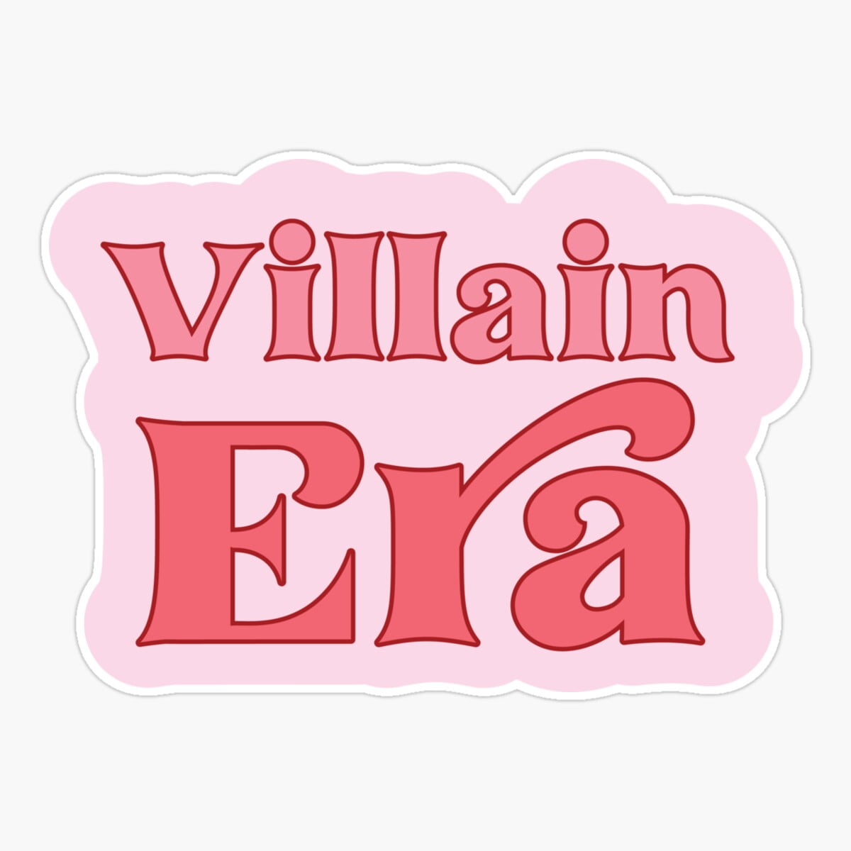 Onim In My Villain Era Sticker, Phone Decal Water Bottle Stickers Car ...