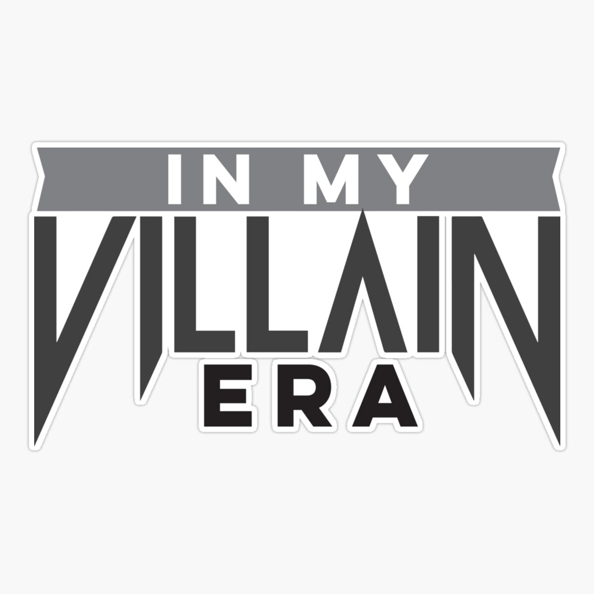 Onim In My Villain Era Sticker, Phone Decal Water Bottle Stickers Car ...