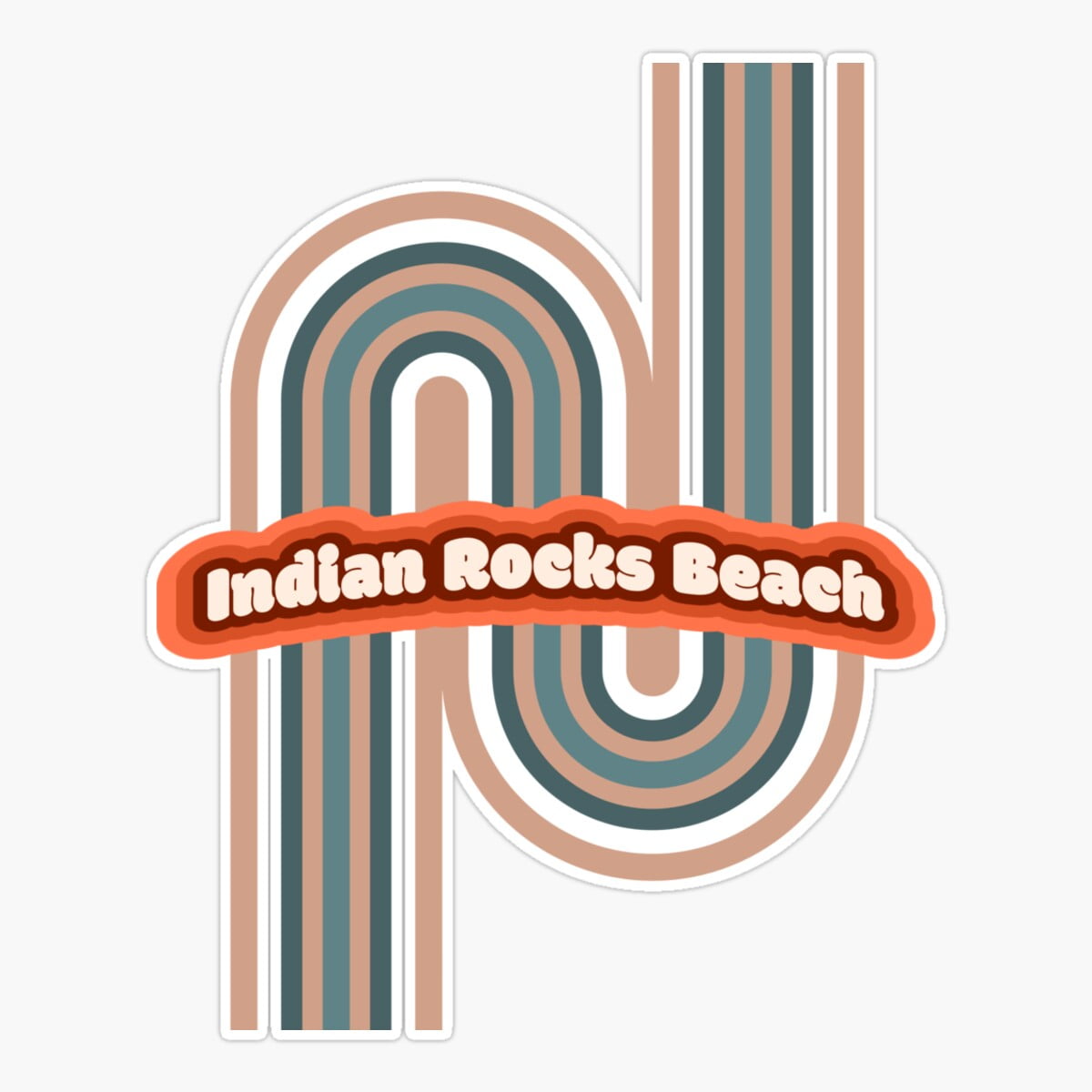 Onim Indian Rock Beach Sunshine In A Beach With A Hippie Swirl Lines ...