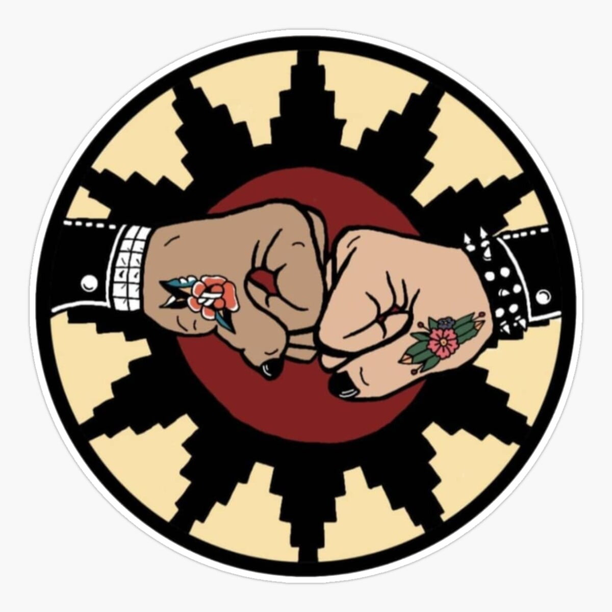 Onim Indigenous Punk Homies Sticker, Phone Decal Water Bottle Stickers ...