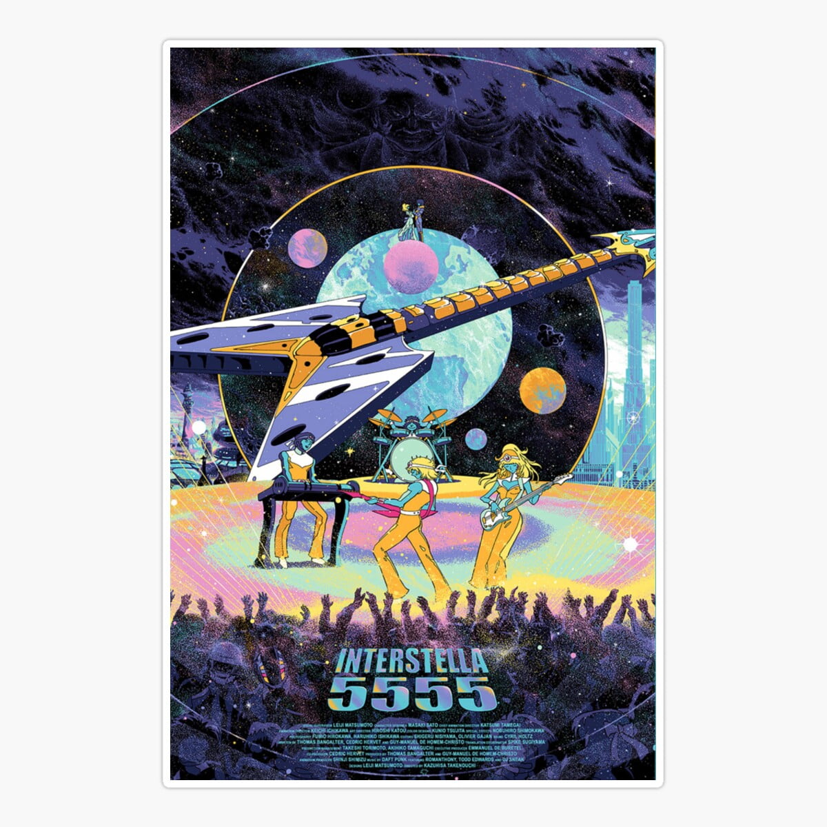 Onim Insterstella 5555 Sticker, Phone Decal Water Bottle Stickers Car ...