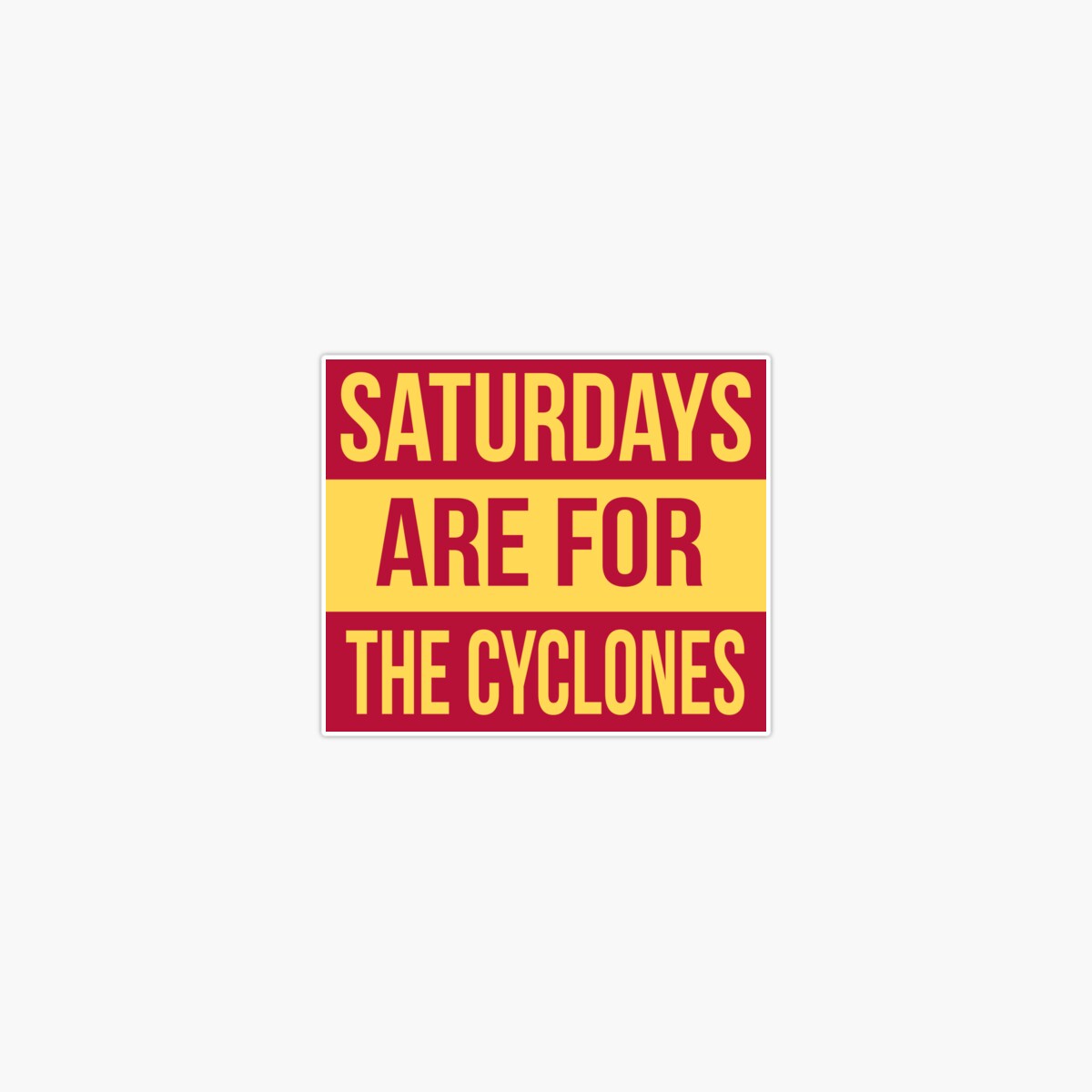 Onim Iowa State Sticker, Phone Decal Water Bottle Stickers Car Decals ...