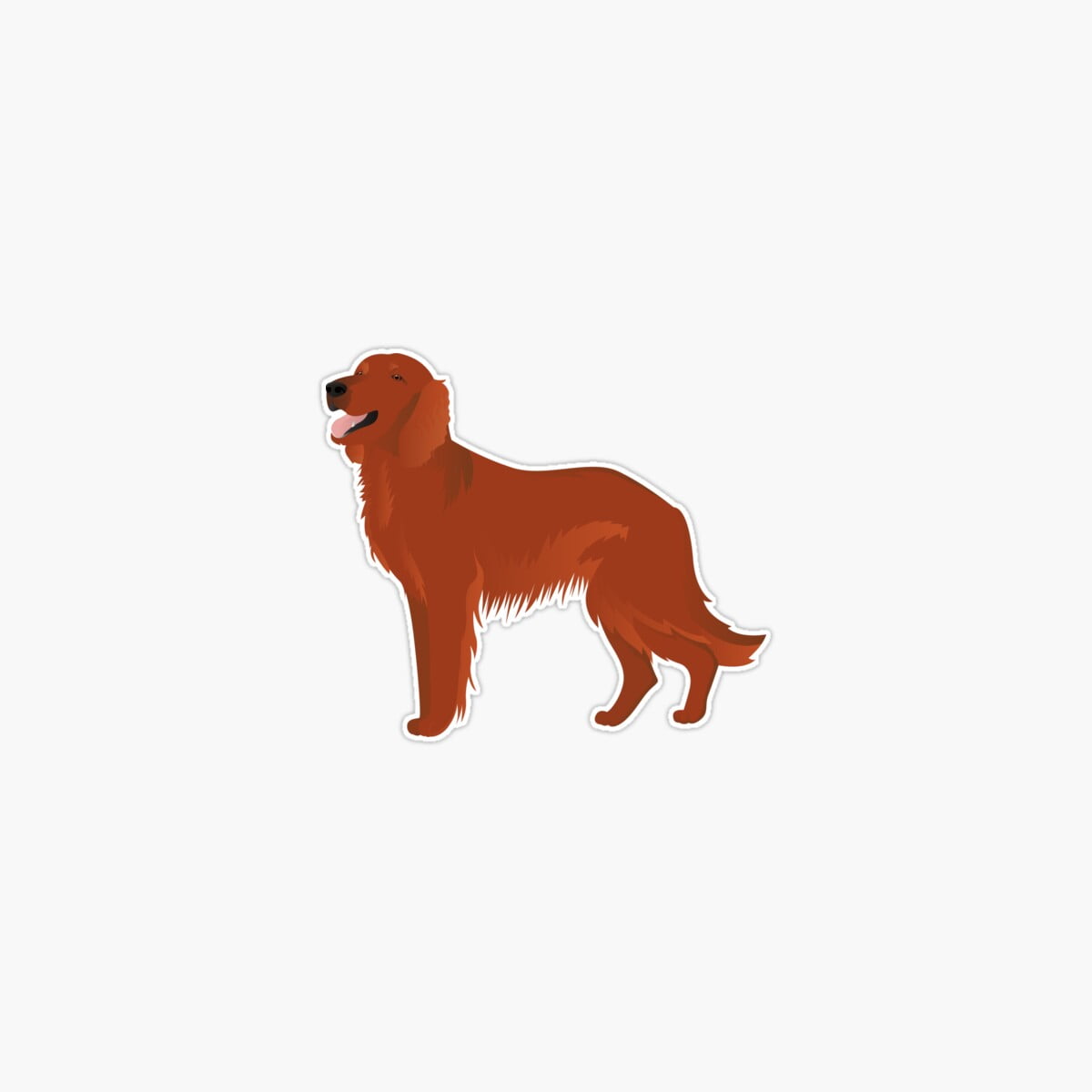 Onim Irish Setter Sticker, Phone Decal Water Bottle Stickers Car Decals ...