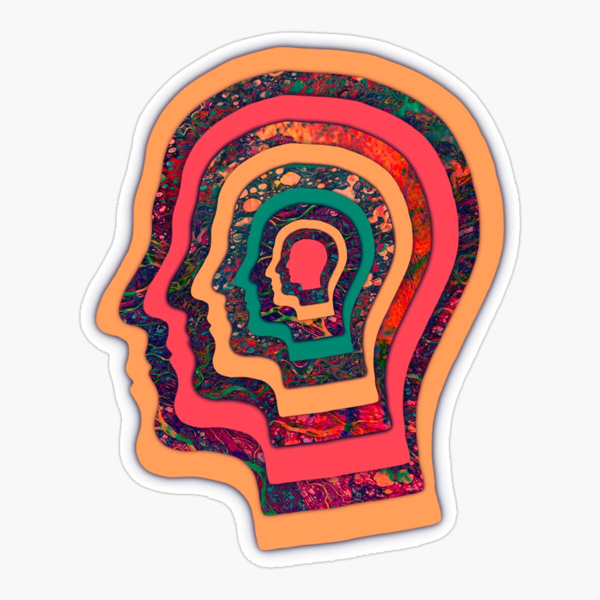 Onim It Feels Like We Only Go Backwards Sticker, Phone Decal Water ...