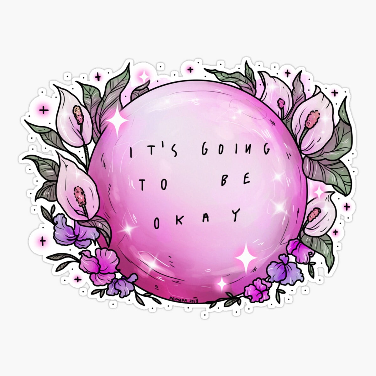 Onim It Is Going To Be Okay Sticker, Phone Decal Water Bottle Stickers ...