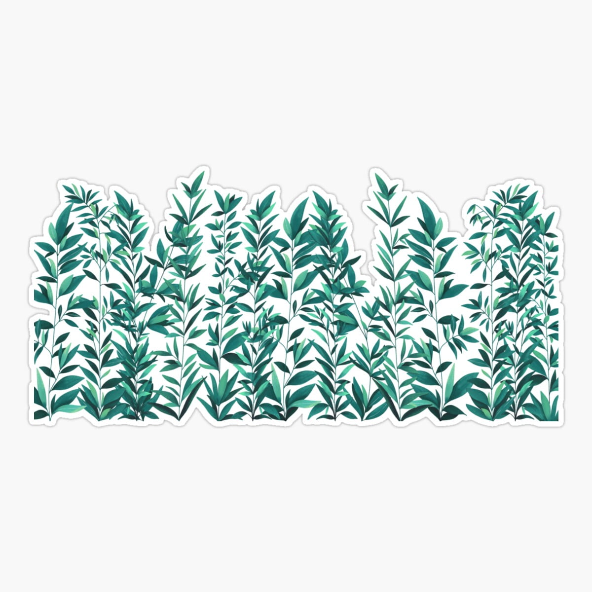 Onim Ivy Jungle (Black Edition) Sticker, Phone Decal Water Bottle ...