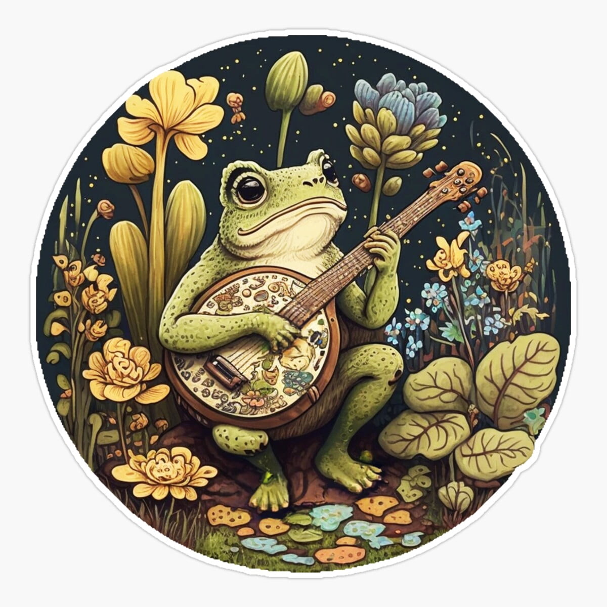 Onim Ivy Vibing Side View Sticker, Phone Decal Water Bottle Stickers ...