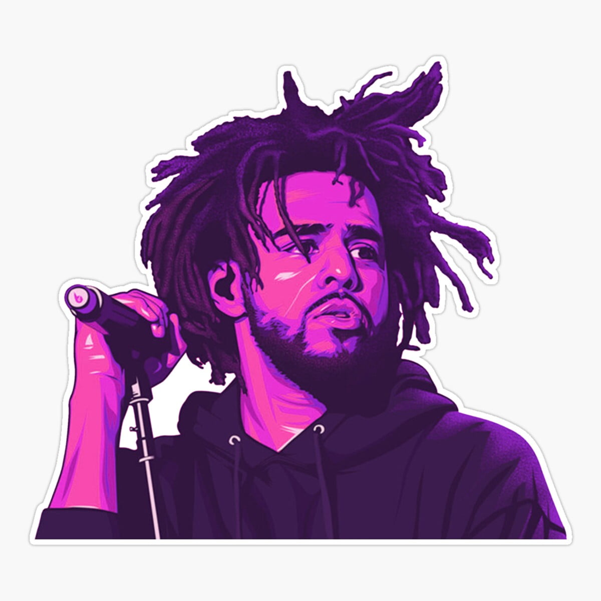 Onim J Cole Sticker, Phone Decal Water Bottle Stickers Car Decals ...