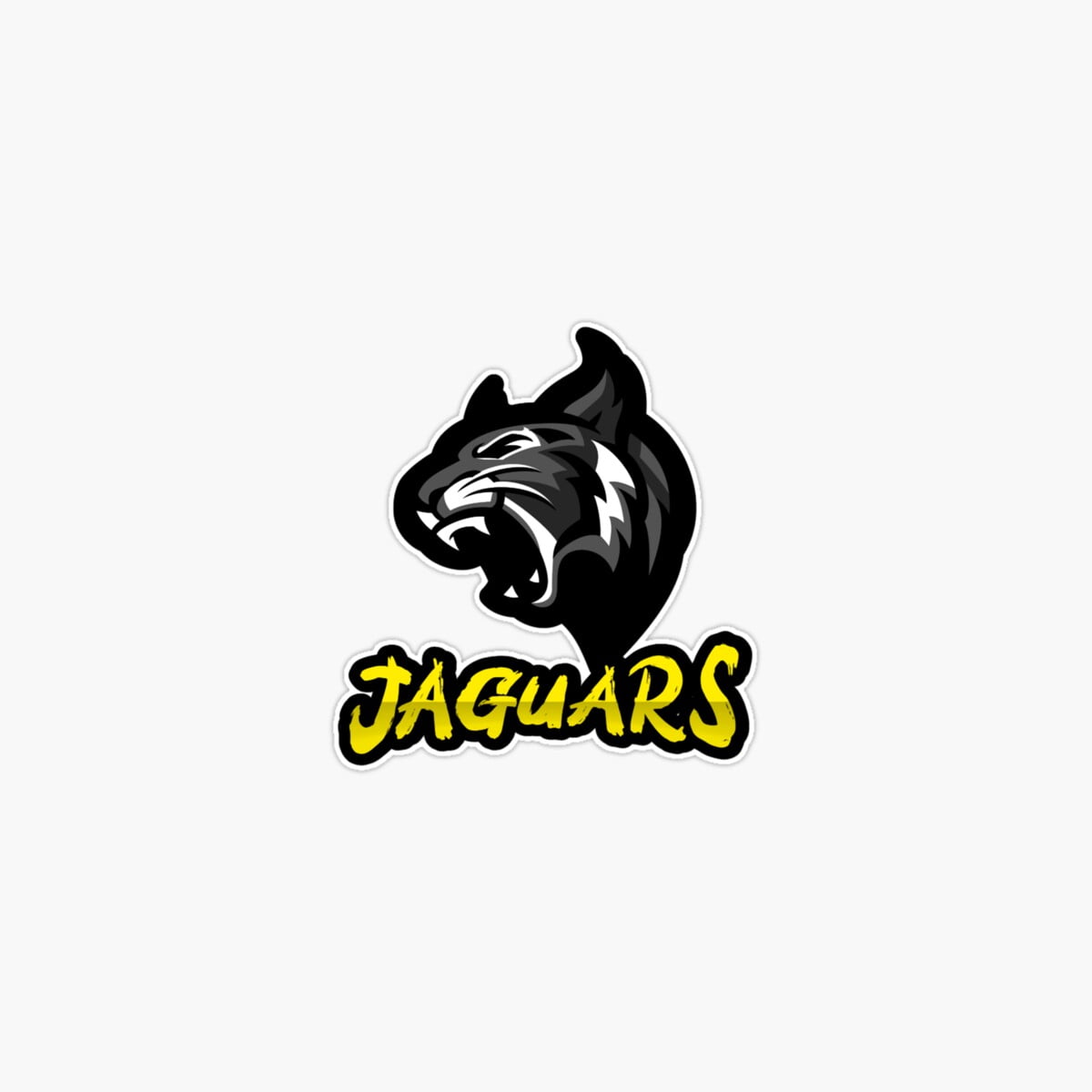 Onim Jaguars Sports Team Sticker, Phone Decal Water Bottle Stickers Car ...