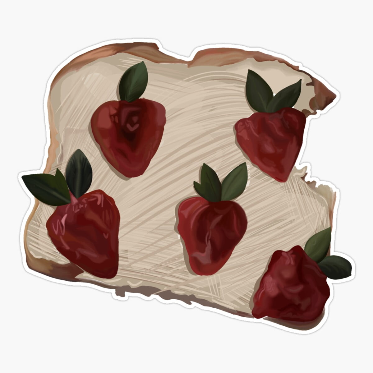 Onim Jam On Bread Sticker, Phone Decal Water Bottle Stickers Car Decals ...