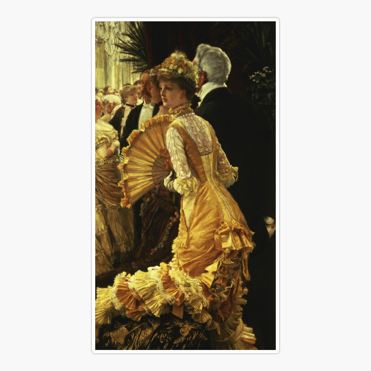 Onim James Tissot - The Ball Sticker, Phone Decal Water Bottle Stickers ...