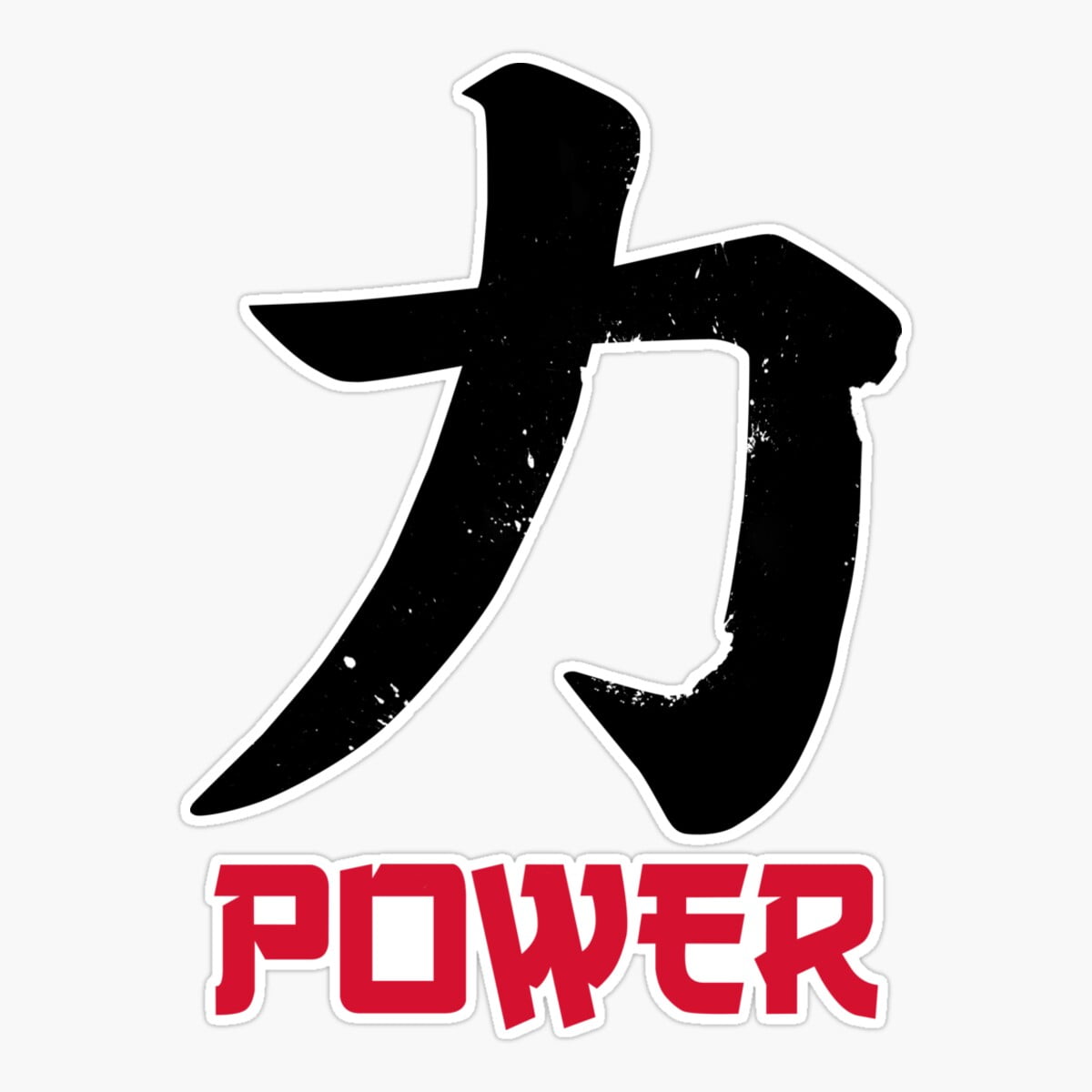 Onim Japan Power Sign Sticker, Phone Decal Water Bottle Stickers Car ...