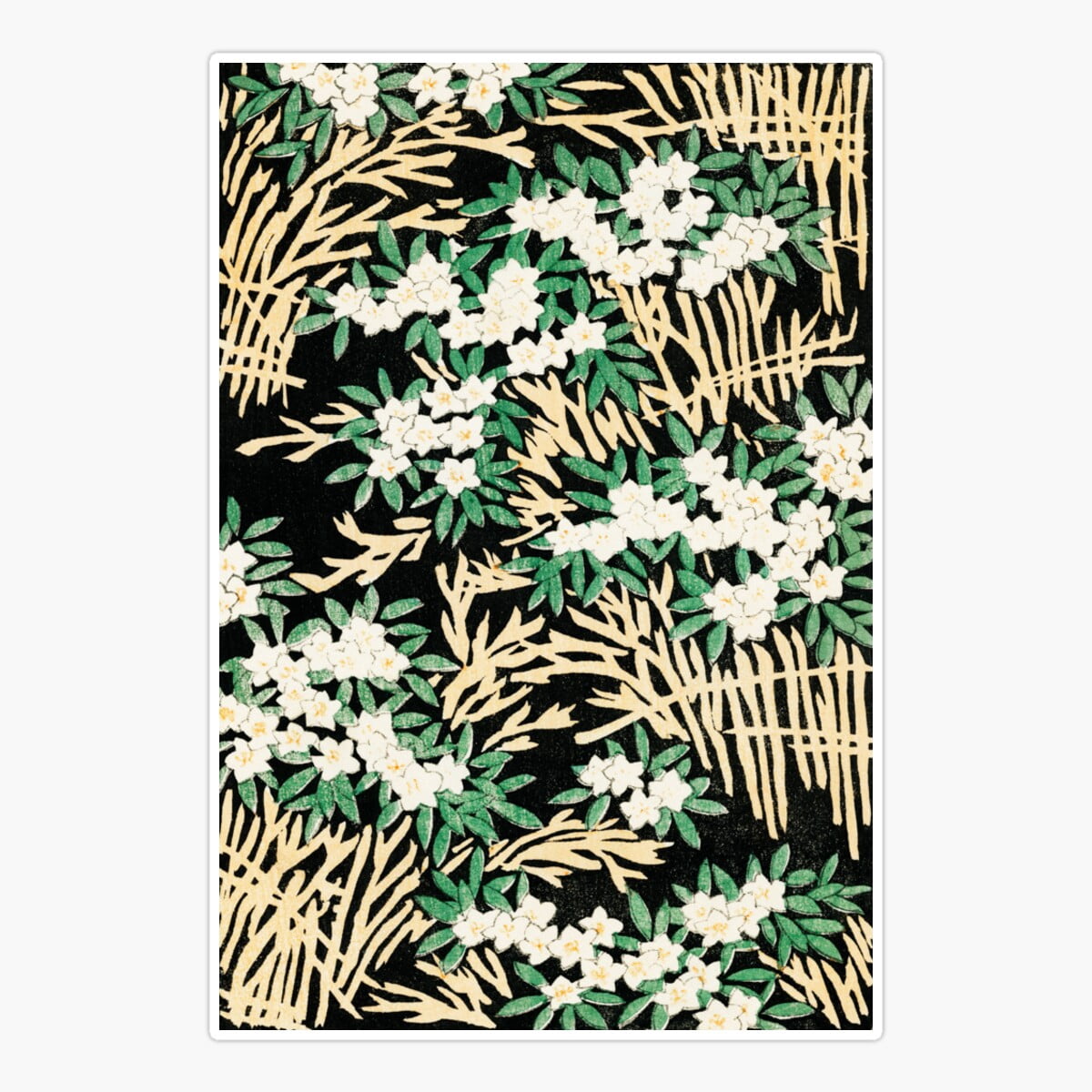 Onim Japanese Bamboo Forest Illustration, Sourced From The Original ...