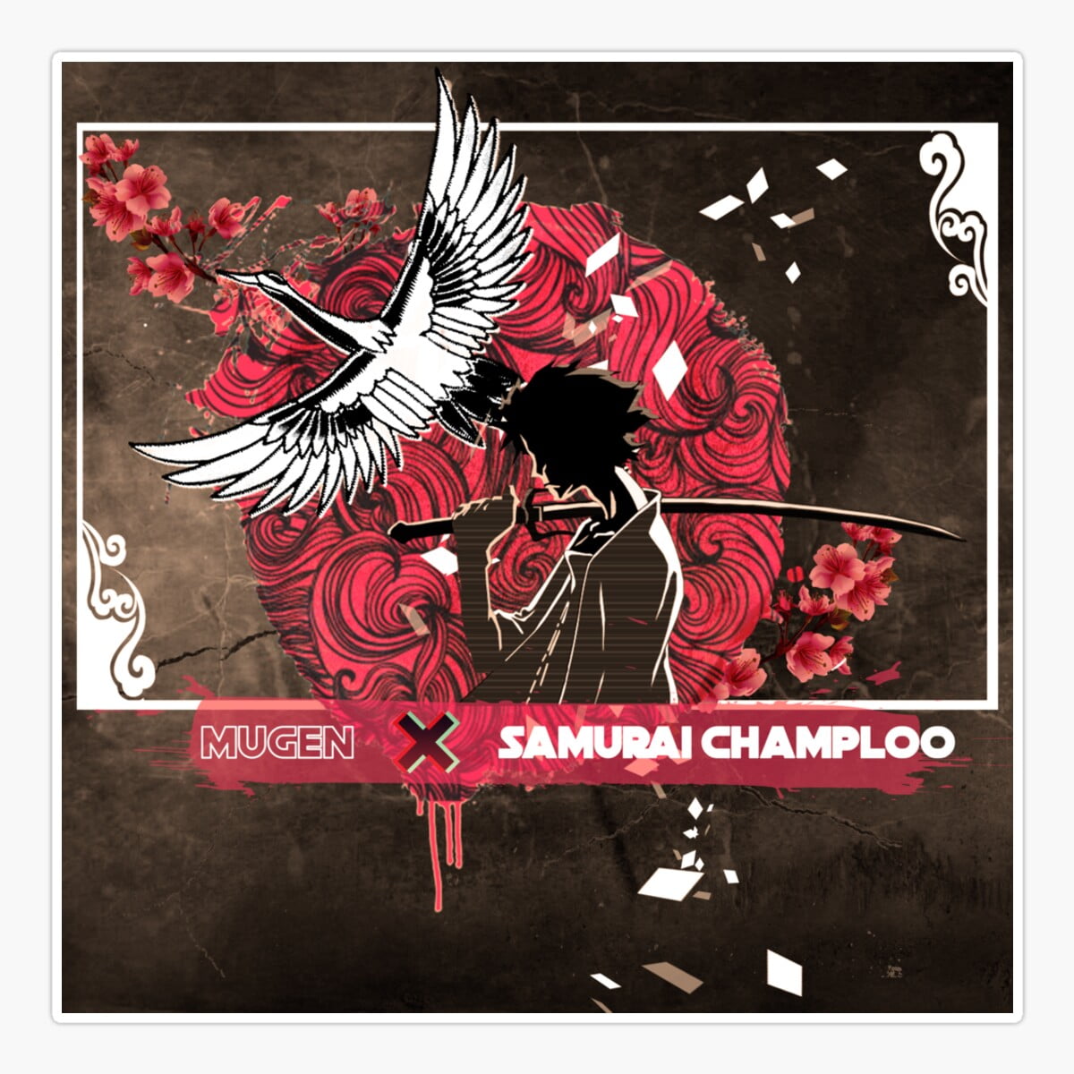 Onim Japanese Culture Art Design | Samurai Champloo | Mugen Sticker ...