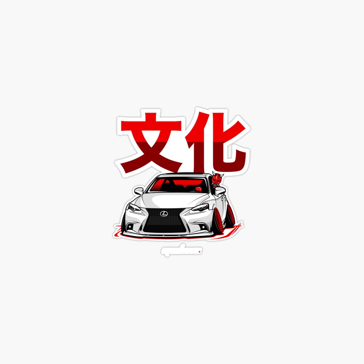 Onim Japanese Culture - Toyota Lexus Sticker, Phone Decal Water Bottle ...