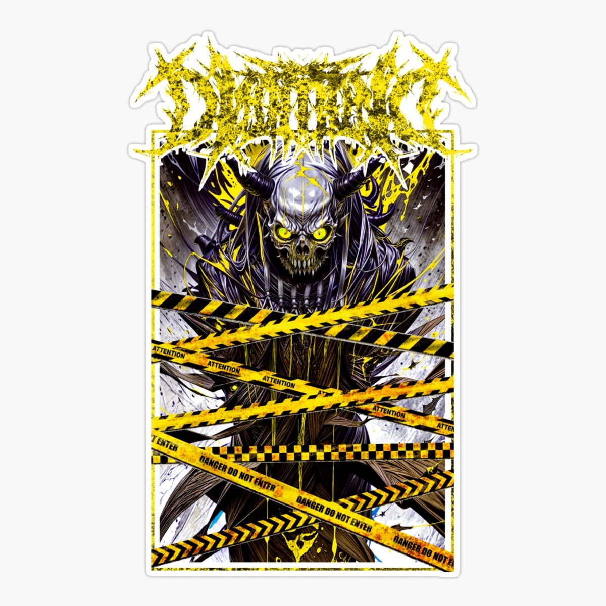 Onim Japanese Demon | Anime Demon | Anime Shinigami Sticker, Phone ...