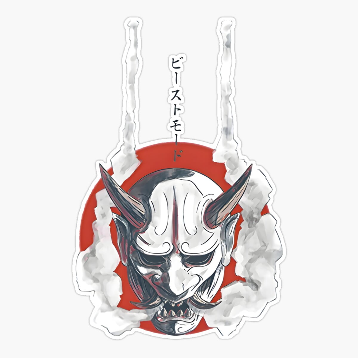 Onim Japanese Mystical Drmon Sticker, Phone Decal Water Bottle Stickers ...
