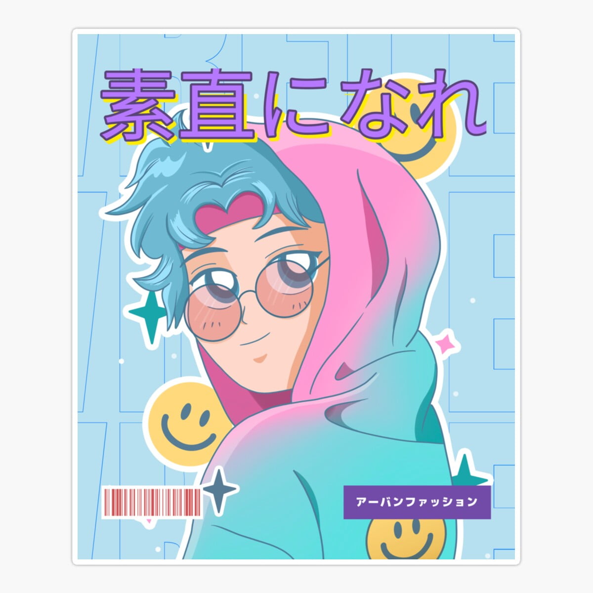 Onim Japanese Style - Japanese Aesthetic Cute Sticker, Phone Decal ...