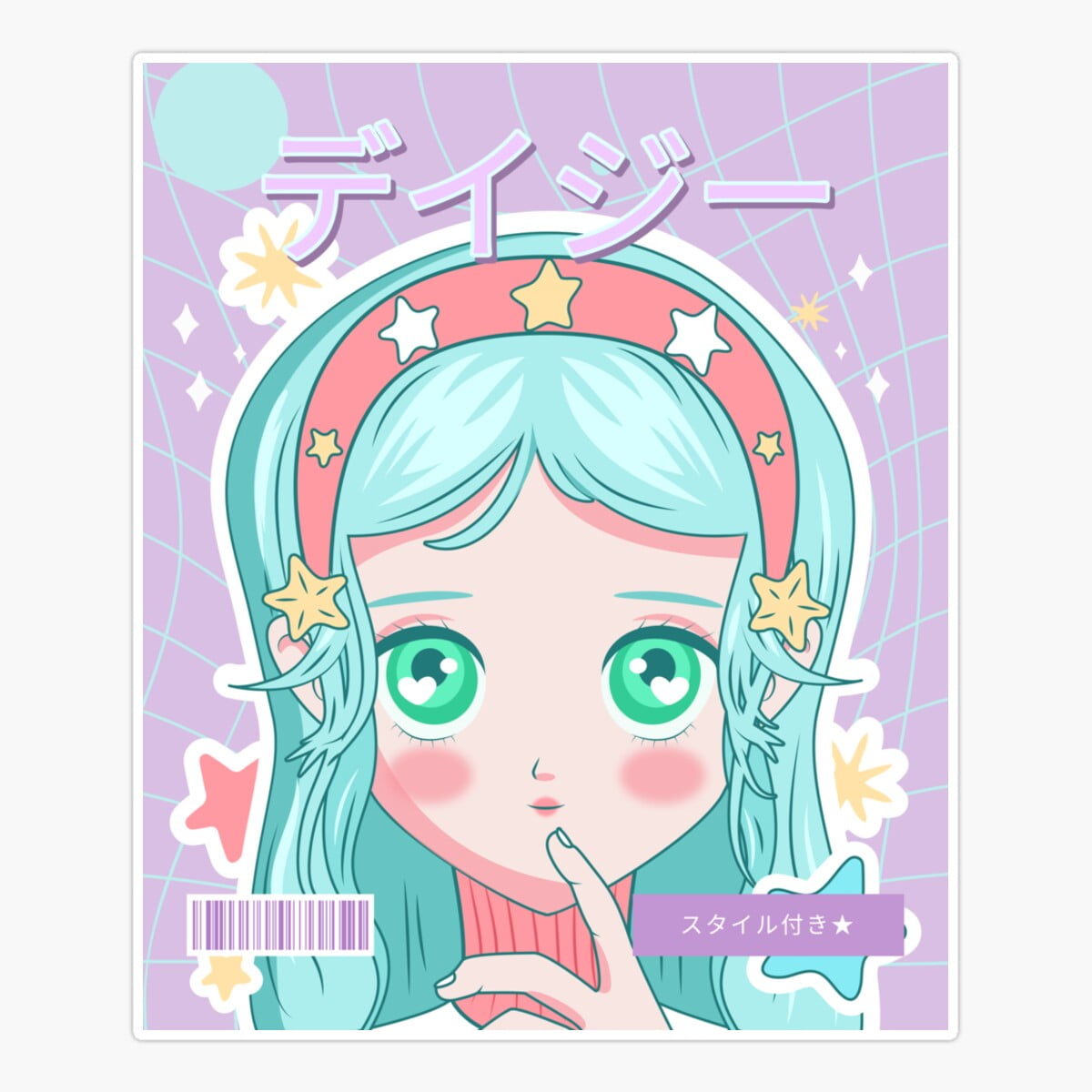 Onim Japanese Style - Japanese Aesthetic Cute Sticker, Phone Decal ...