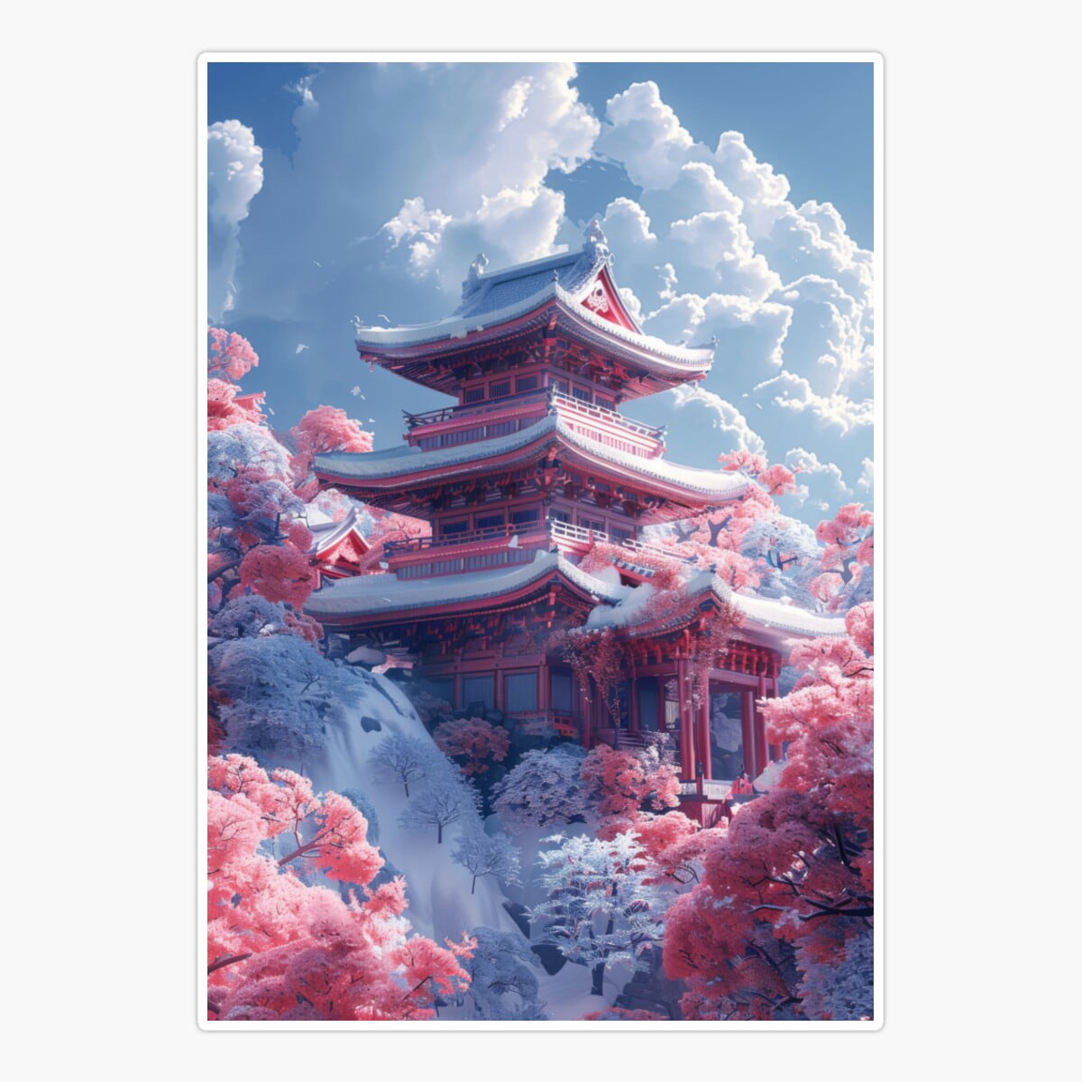 Onim Japanese Vaporwave Sticker, Phone Decal Water Bottle Stickers Car ...