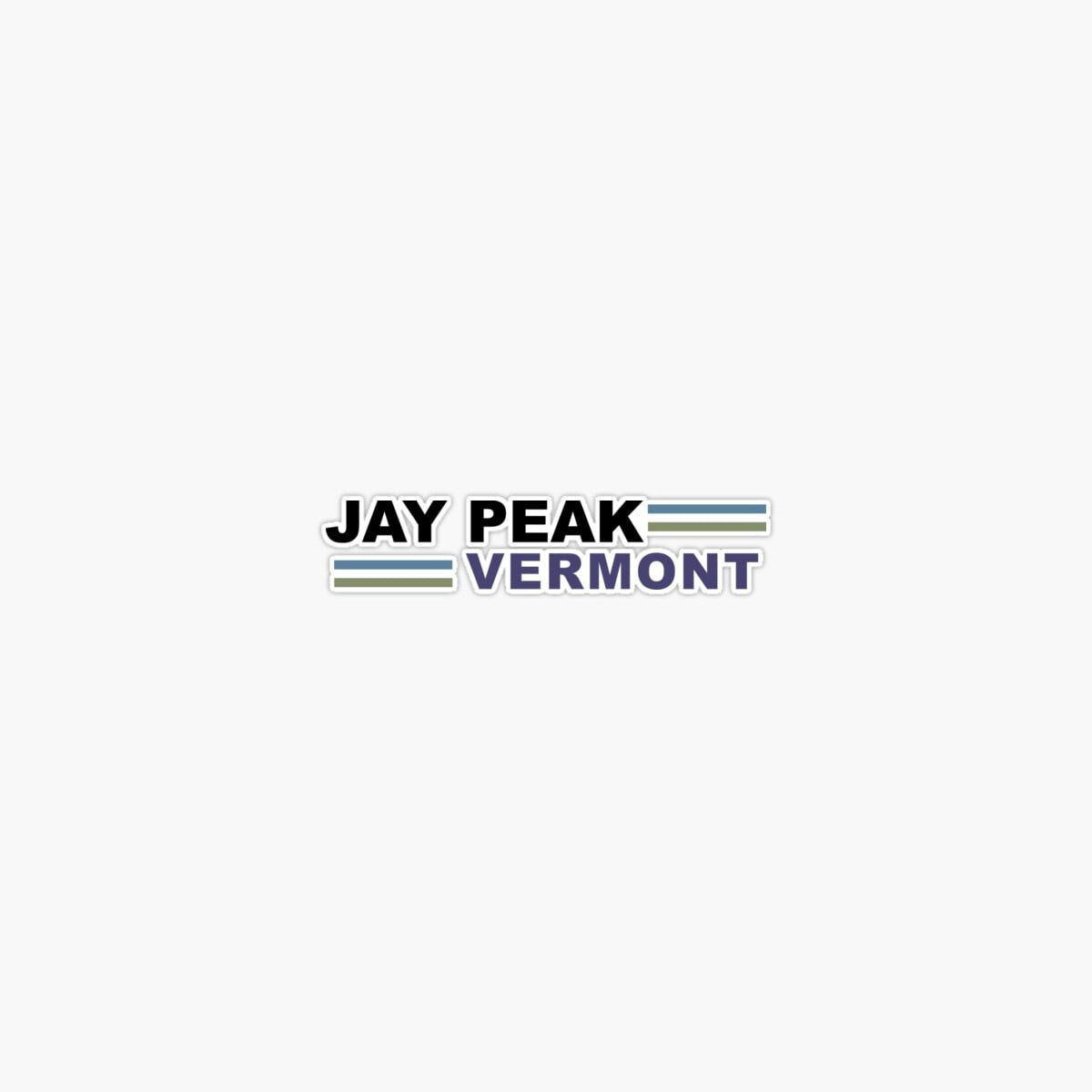 Onim Jay Peak Sticker, Phone Decal Water Bottle Stickers Car Decals ...