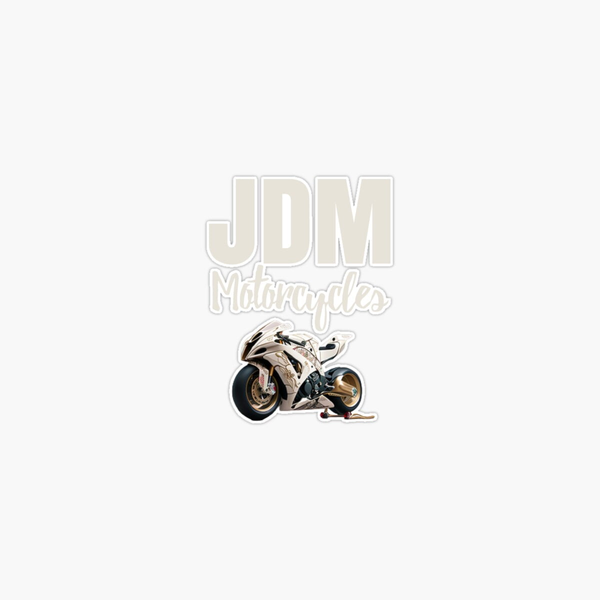 Onim Jdm Motorcycles Sticker, Phone Decal Water Bottle Stickers Car ...