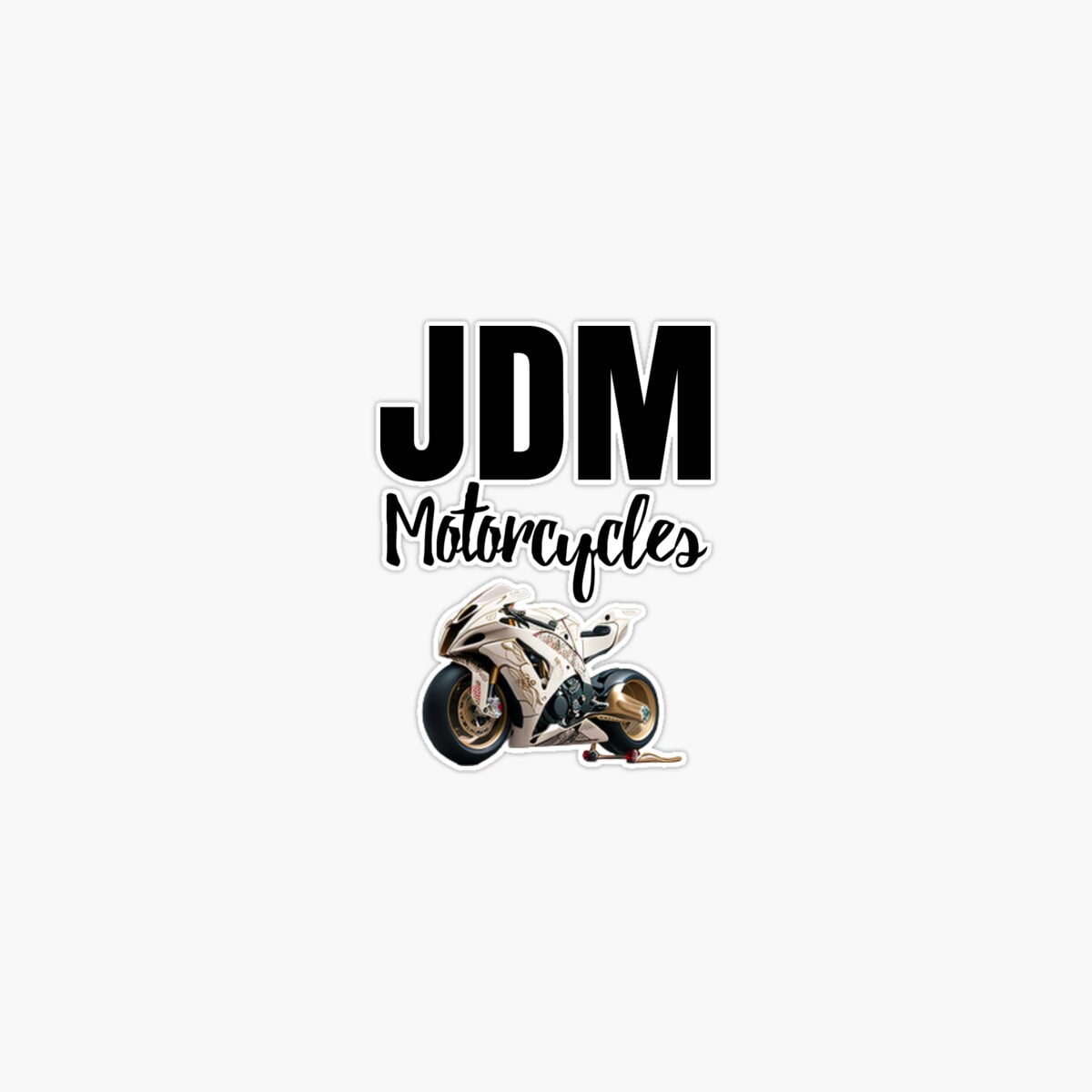 Onim Jdm Motorcycles Sticker, Phone Decal Water Bottle Stickers Car ...