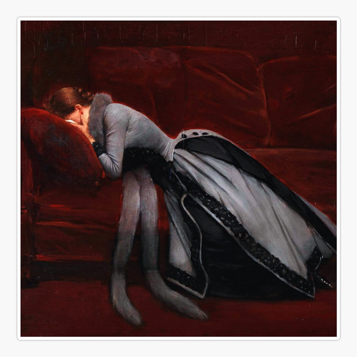 Onim Jean Béraud - After The Misdeed Sticker, Phone Decal Water Bottle ...