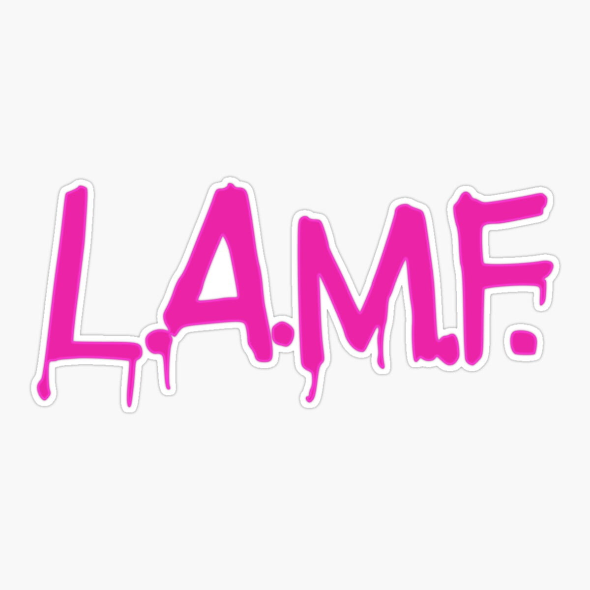Onim Johnny Thunders - Lamf Sticker, Phone Decal Water Bottle Stickers ...