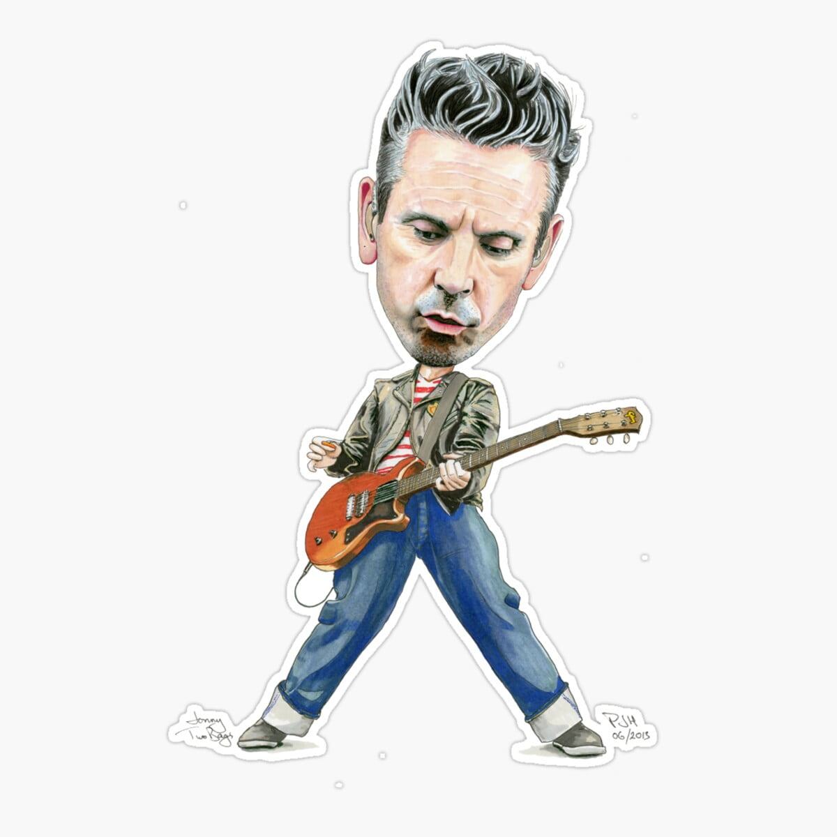 Onim Jonny Two Bags - Social Distortion Sticker, Phone Decal Water ...