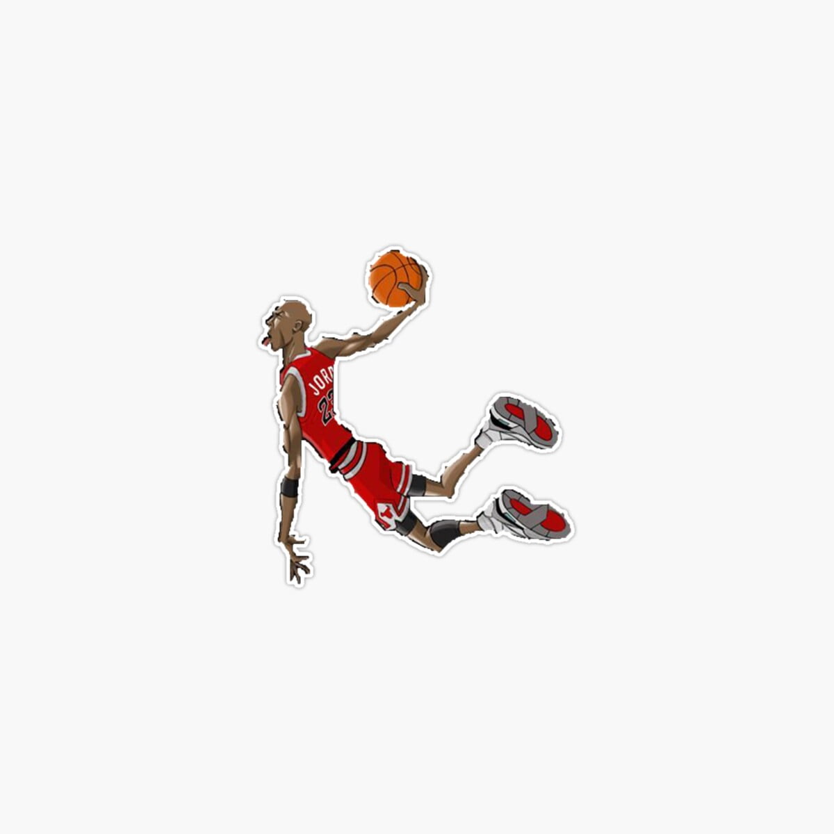 Onim Jordan Sticker, Phone Decal Water Bottle Stickers Car Decals ...