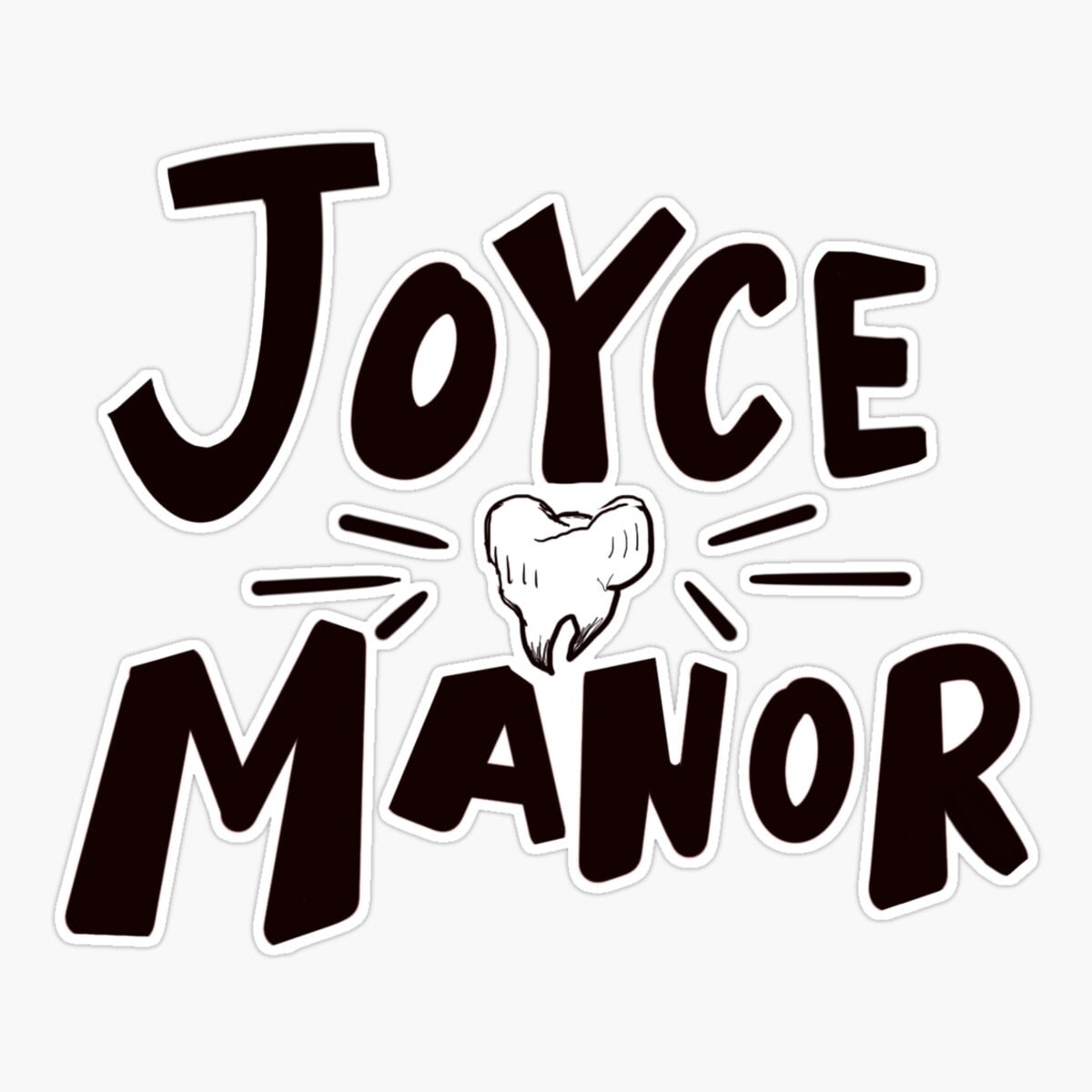 Onim Joyce Manor Constant Headache Sticker, Phone Decal Water Bottle ...