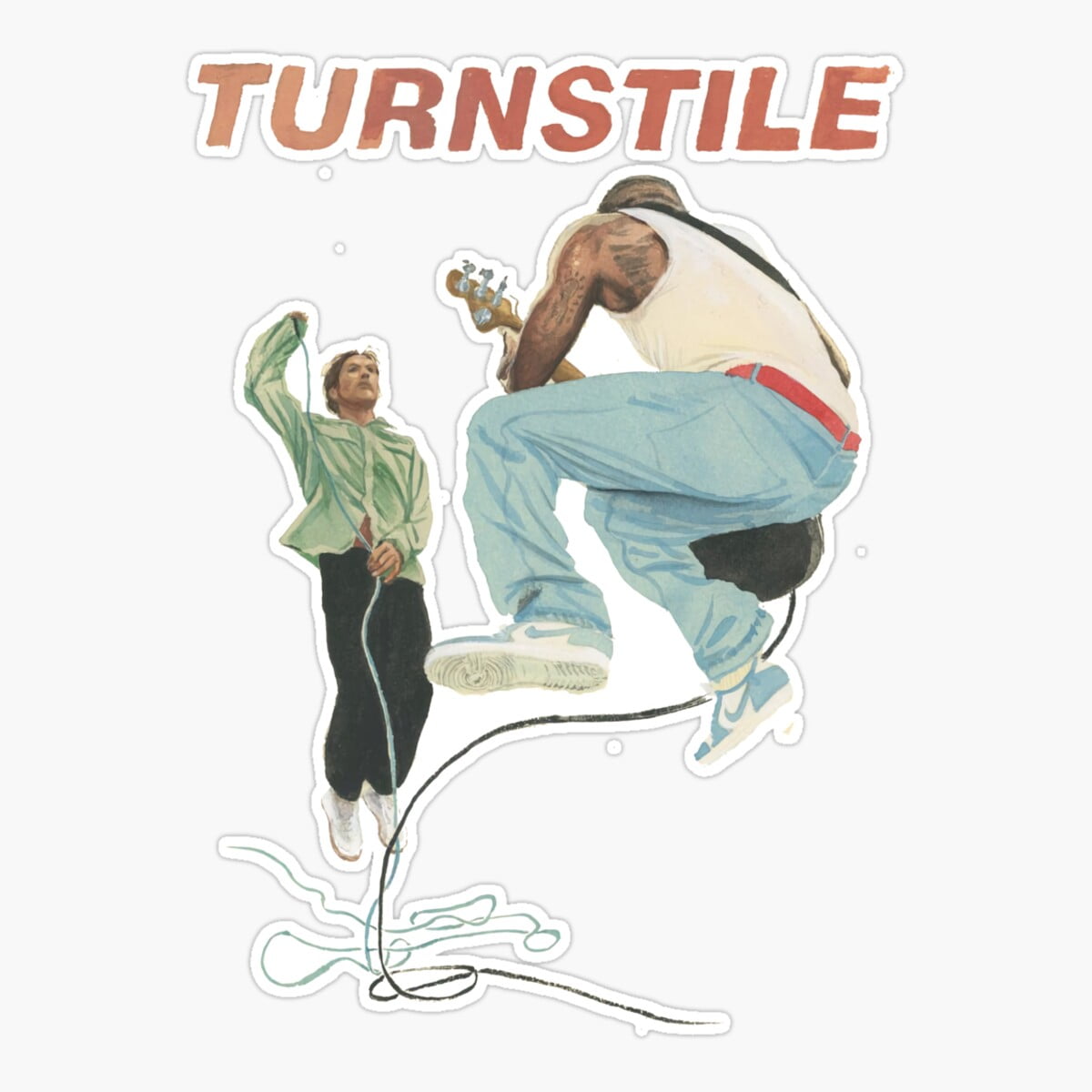 Onim Jump Together Sticker, Phone Decal Water Bottle Stickers Car ...