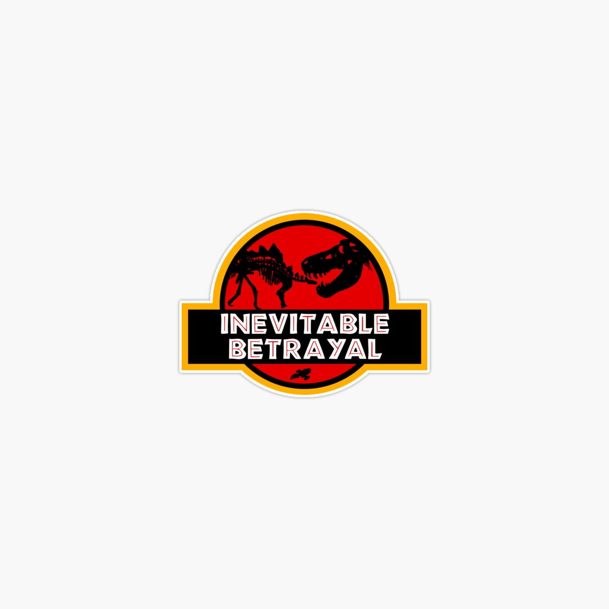 Onim Jurassic Betrayal Sticker, Phone Decal Water Bottle Stickers Car ...